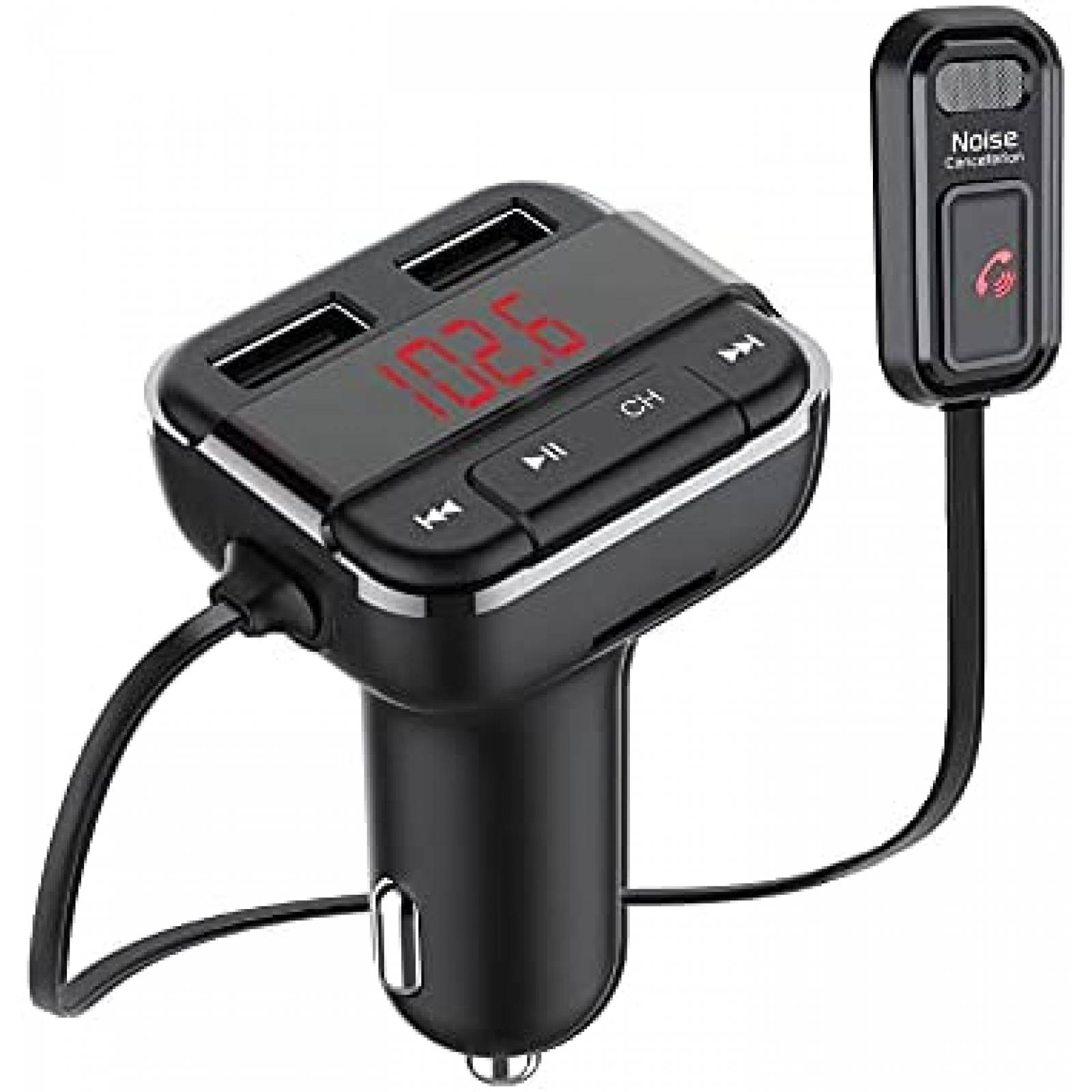 Transmisor bluetooth auto Xtreme Digital 3.4 AMP -Negro
