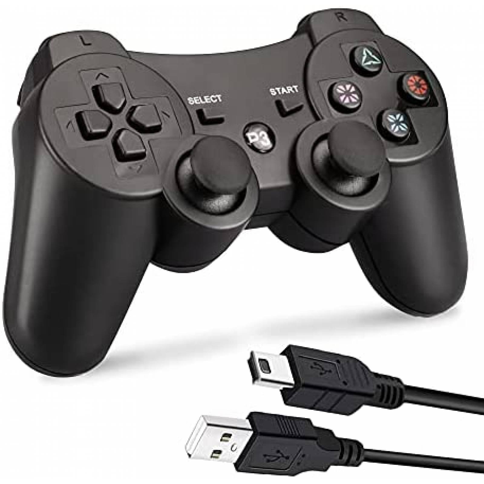 Control para Playstation 3 Xahpower inalambrico -Negro