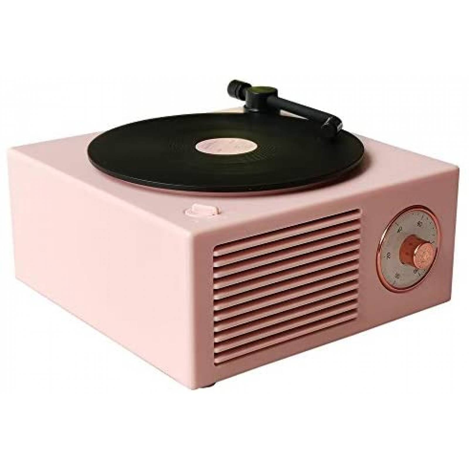 Reproductora disco de vinil Wetocke portatil -Rosa
