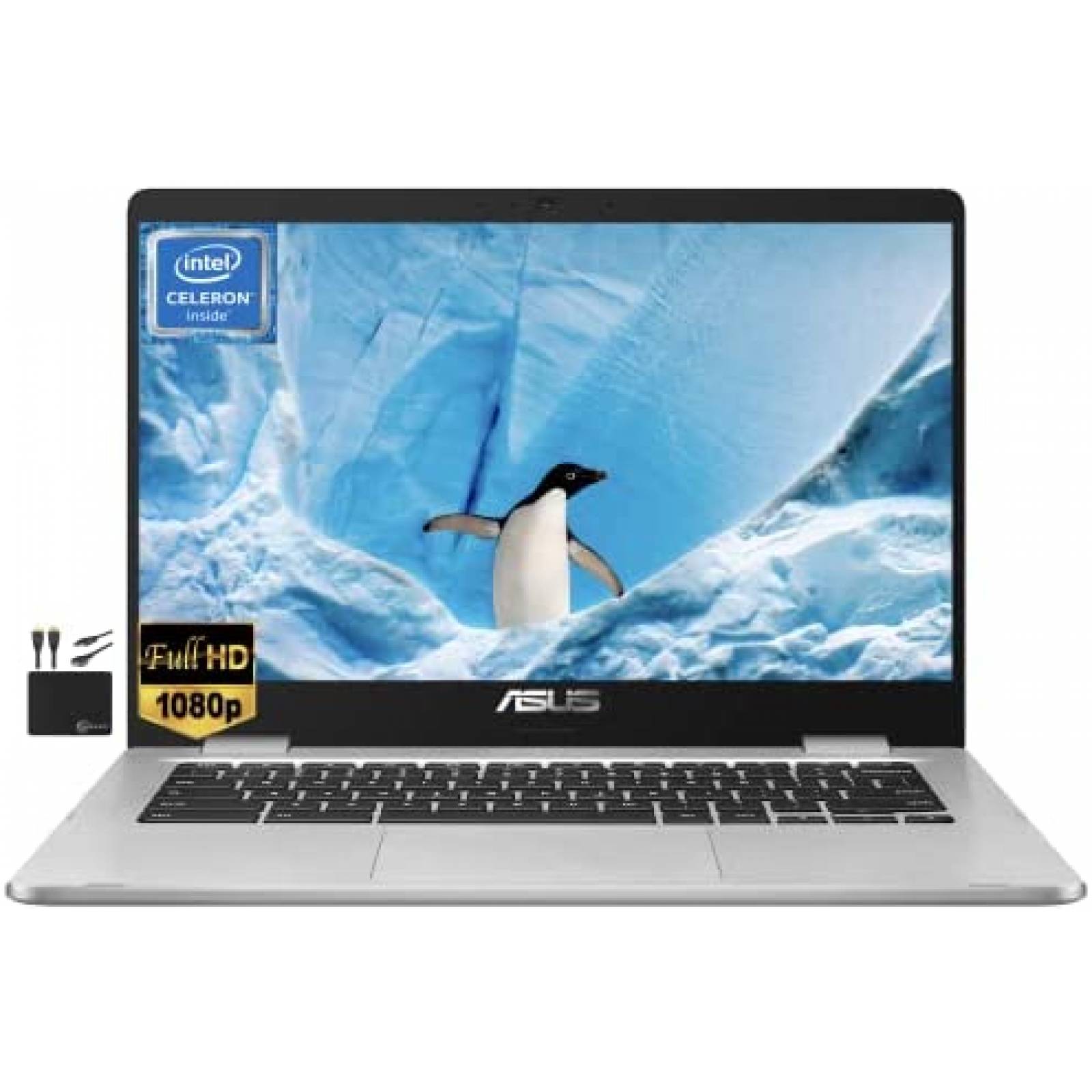 Laptop ASUS 14'' Intel Celeron N3350 4GB 32GB -Plateado