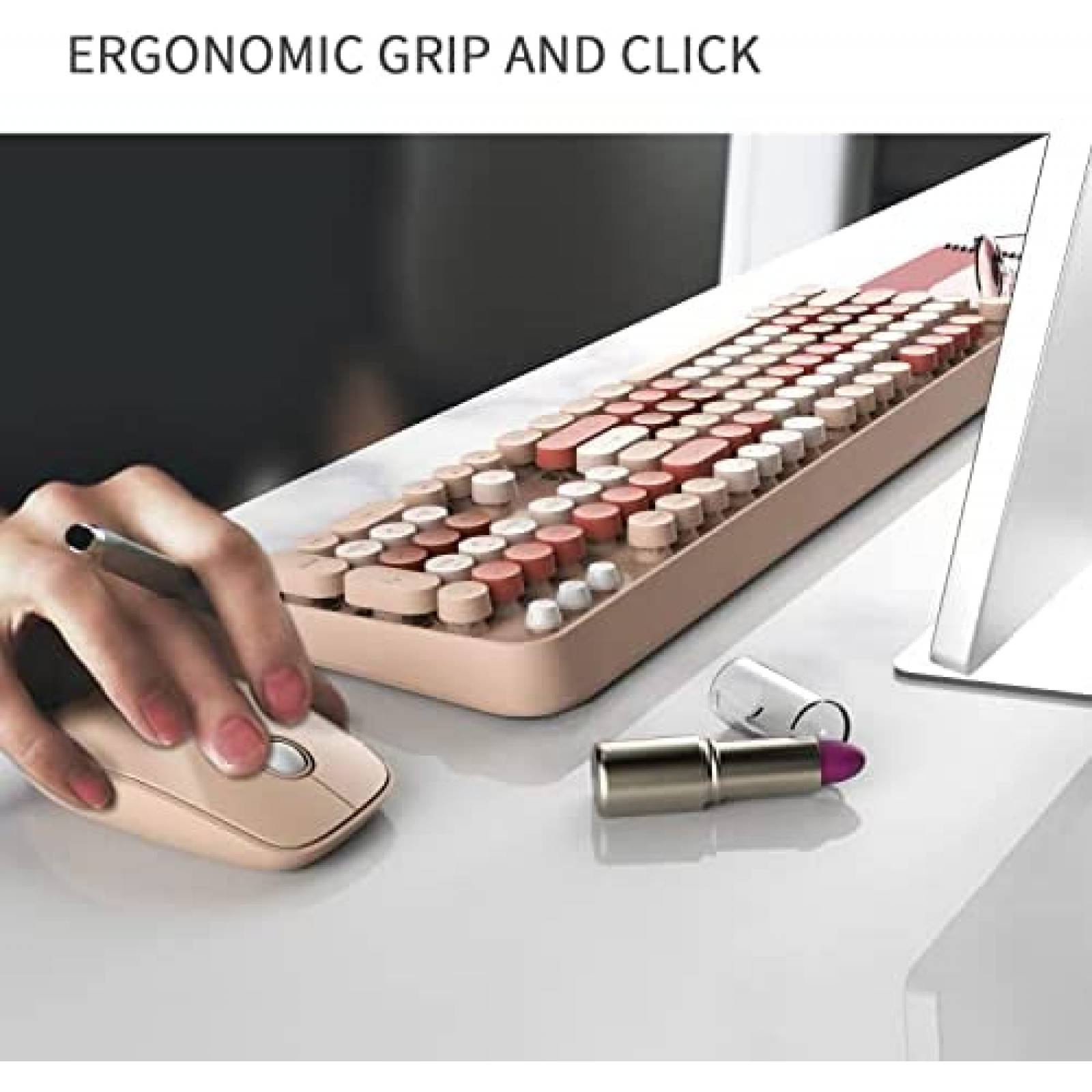 Teclado+Mouse Letton Inalambrico con Multicompatibilidad