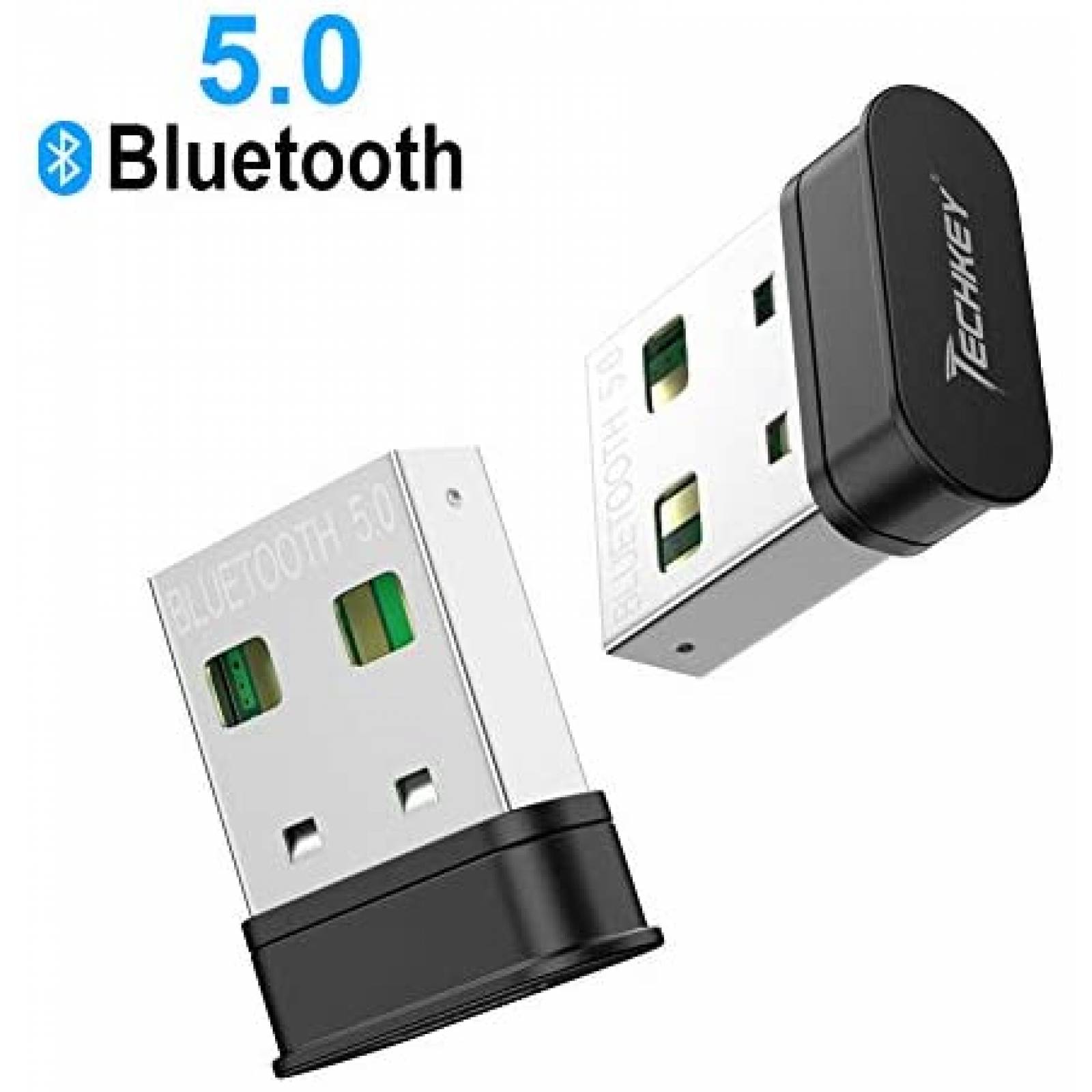 Adaptador Bluetooth 5.0 Techkey USB Mini 5Mps -Negro