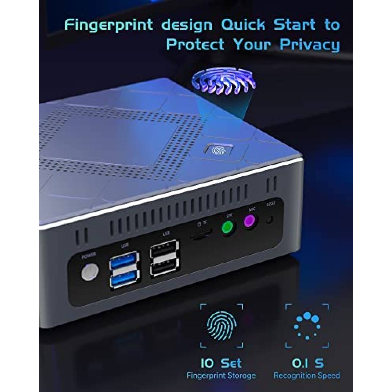 Mini PC OUVISLITE i5-8279U 6GB RAM 512GB SSD Windows 11 Pro