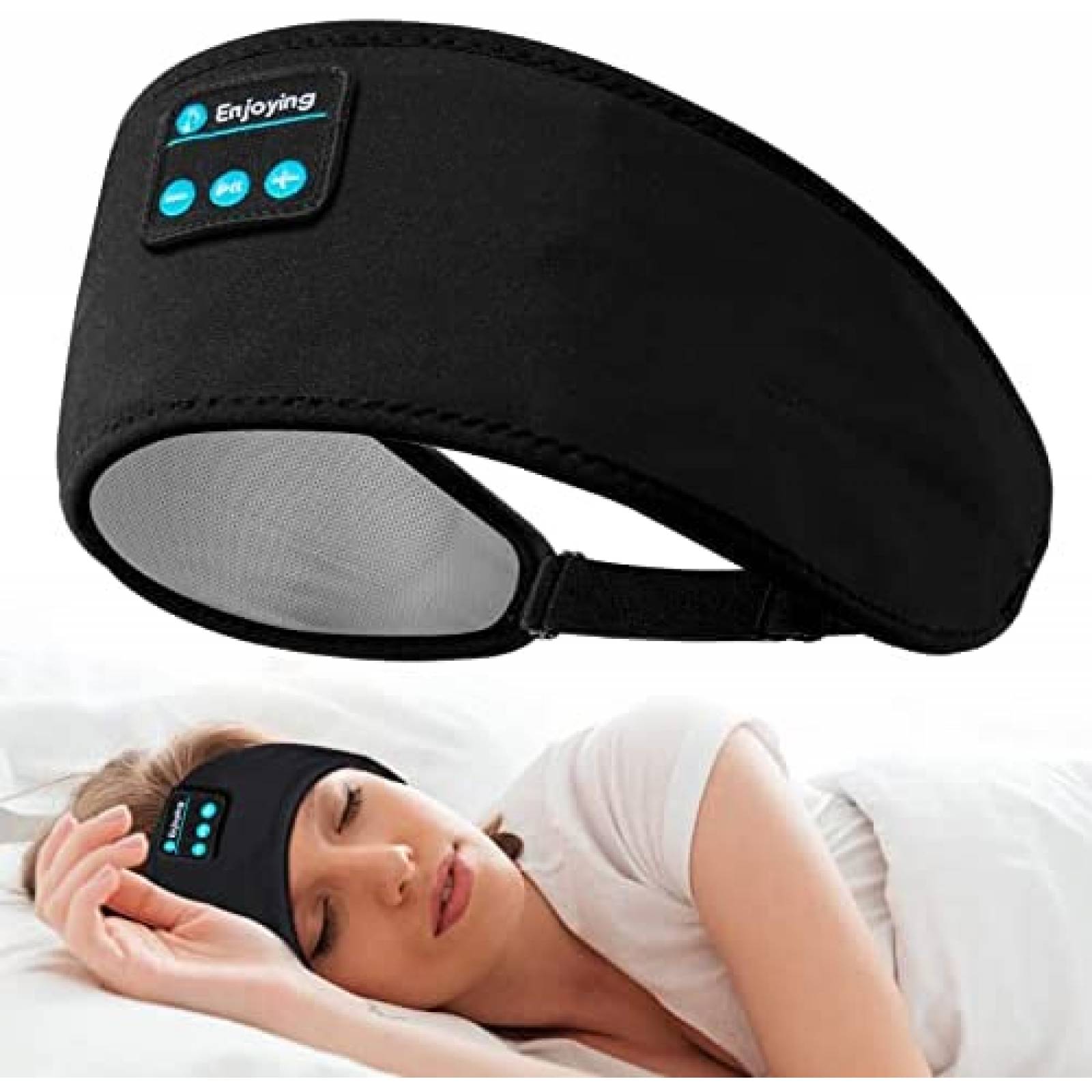 Banda para Dormir Bluetooth Perytong PTL11 Ajustable -Negro