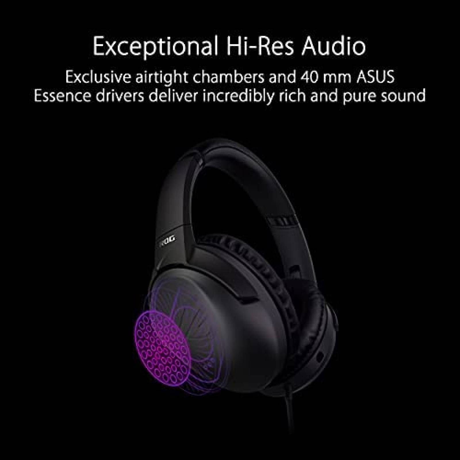 Audifonos Gamer ASUS ROG Strix Go Audio Hi-Res -Negro