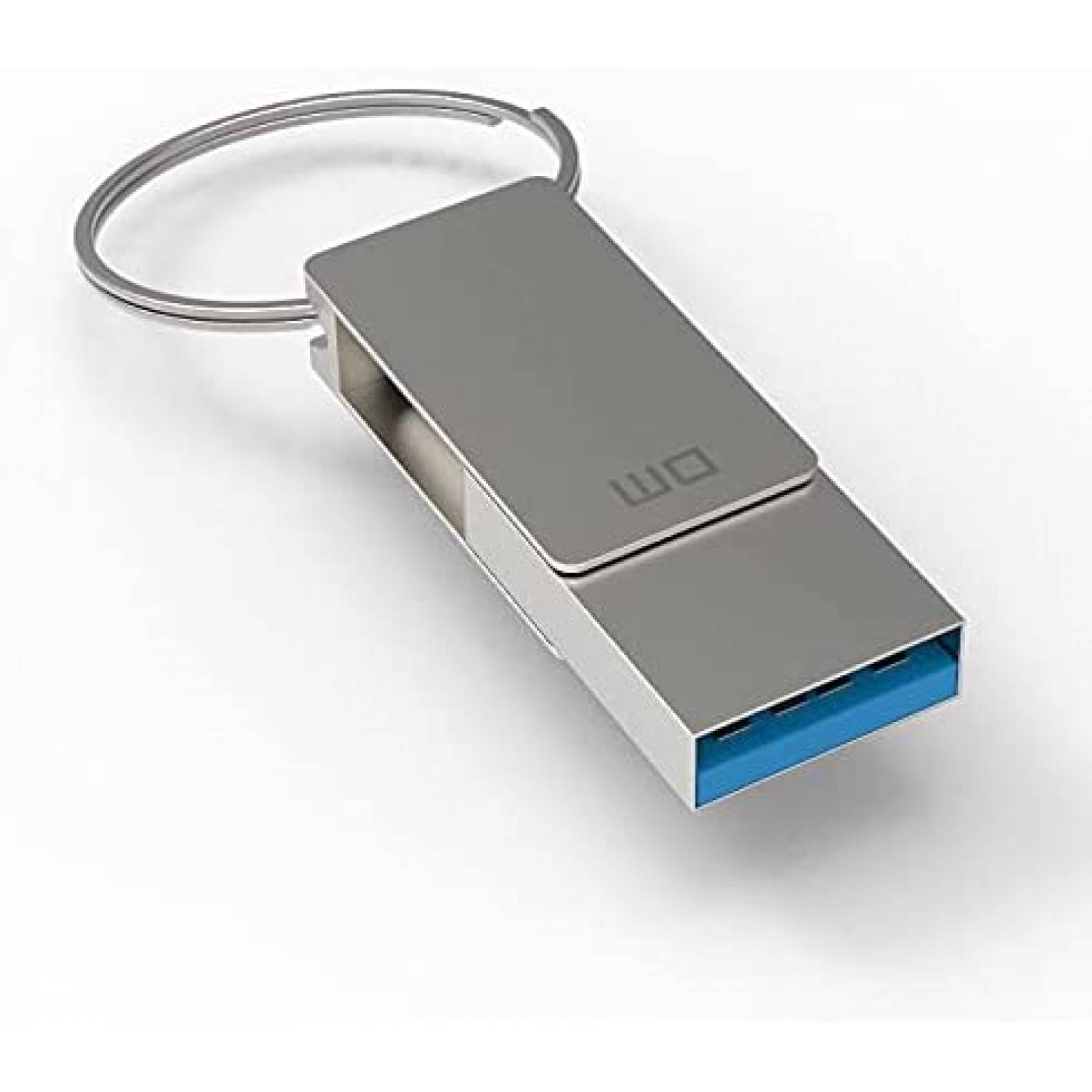Unidad flash USB Dynon Metrics de 128gb 2 en 1 -Plateado