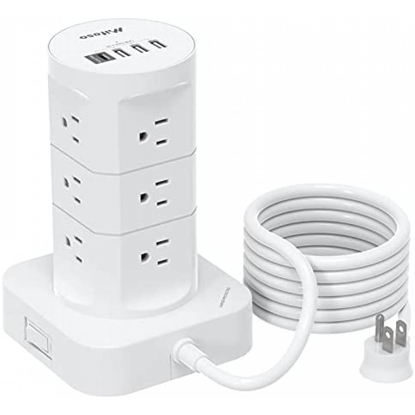 Torre Multicontacto Mifaso 12 Tomas de Corriente 4 USB