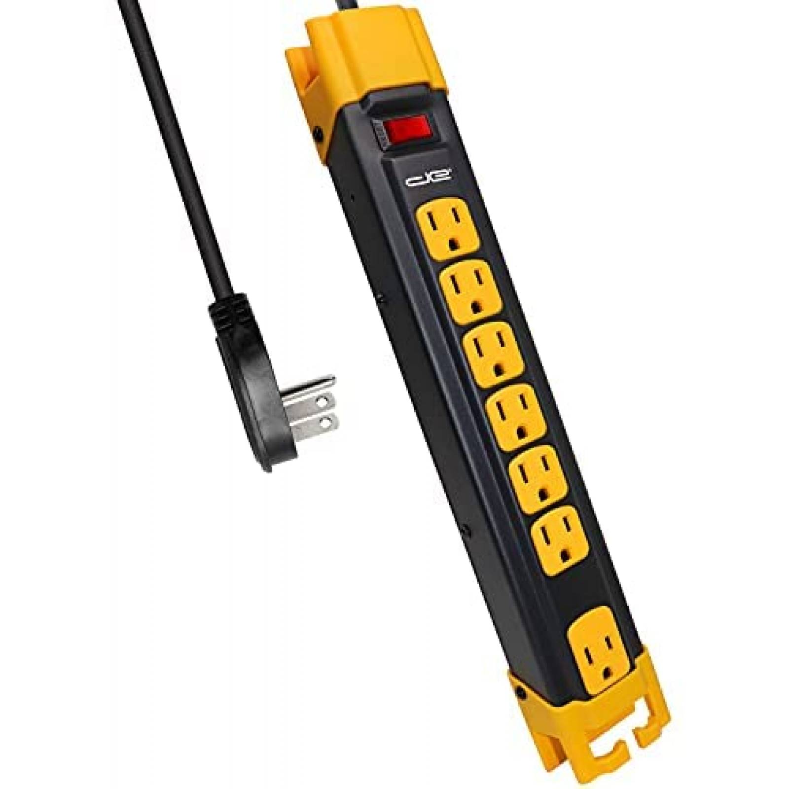 Multicontactos Digital Energy de 7 AC + Cable 6 pies -Negro