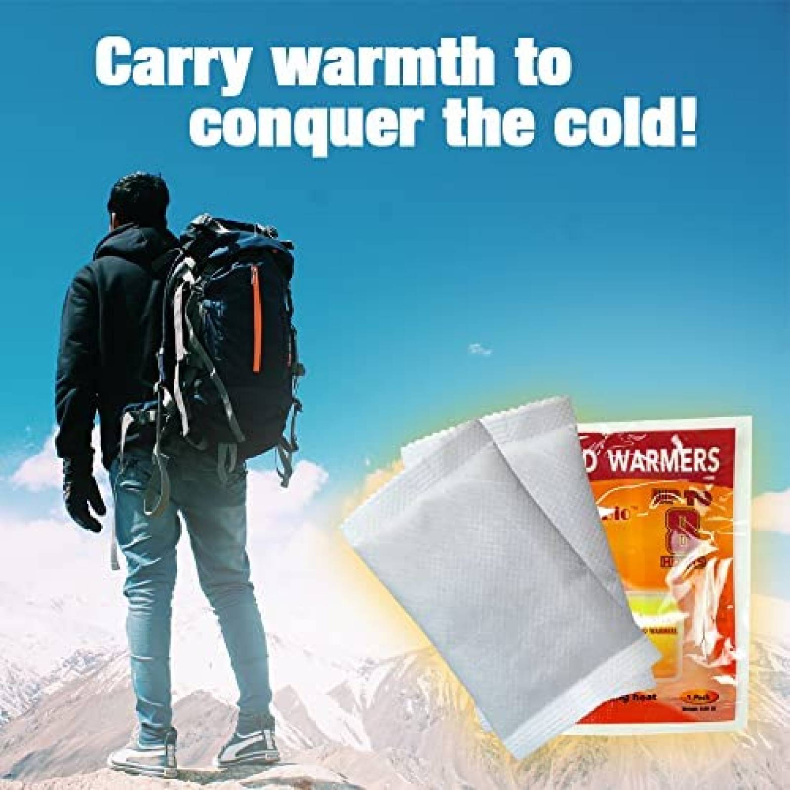 Calentador De Manos Rainbow De Bolsillo Desechable -Blanco