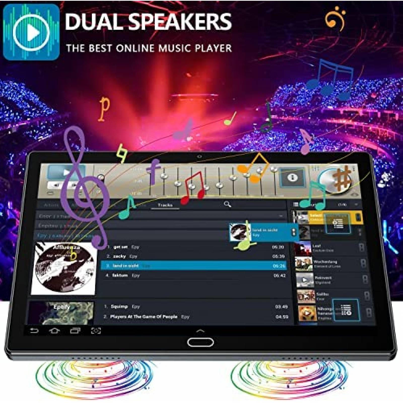 Tablet 2 en 1 EITOMIN 10'' 4GB 64GB OctaCore Con Teclado