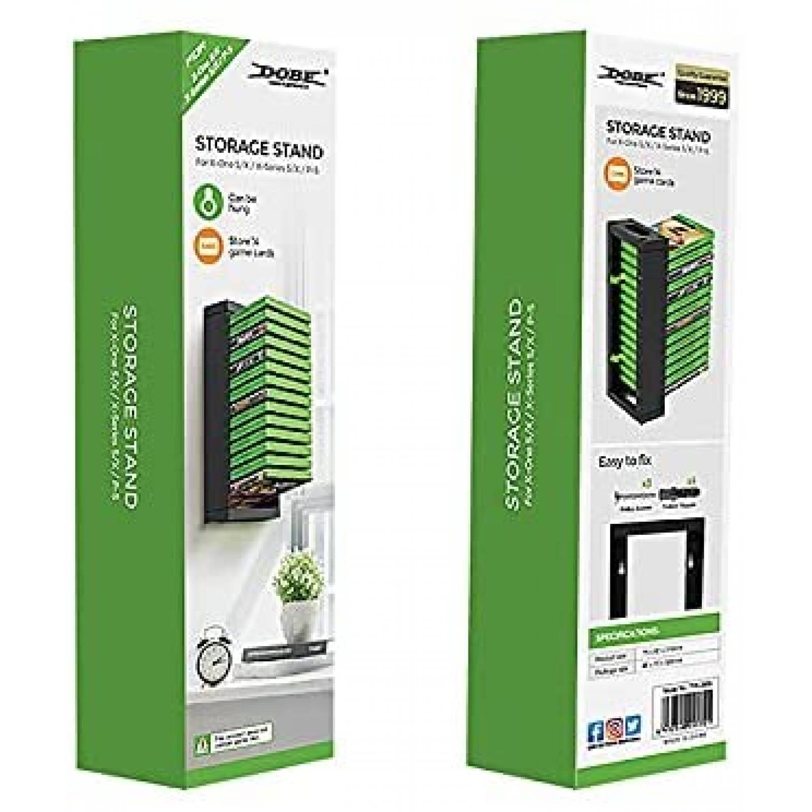 Organizador ECHZOVE Para Hasta 14 Cajas de Juegos -Negro