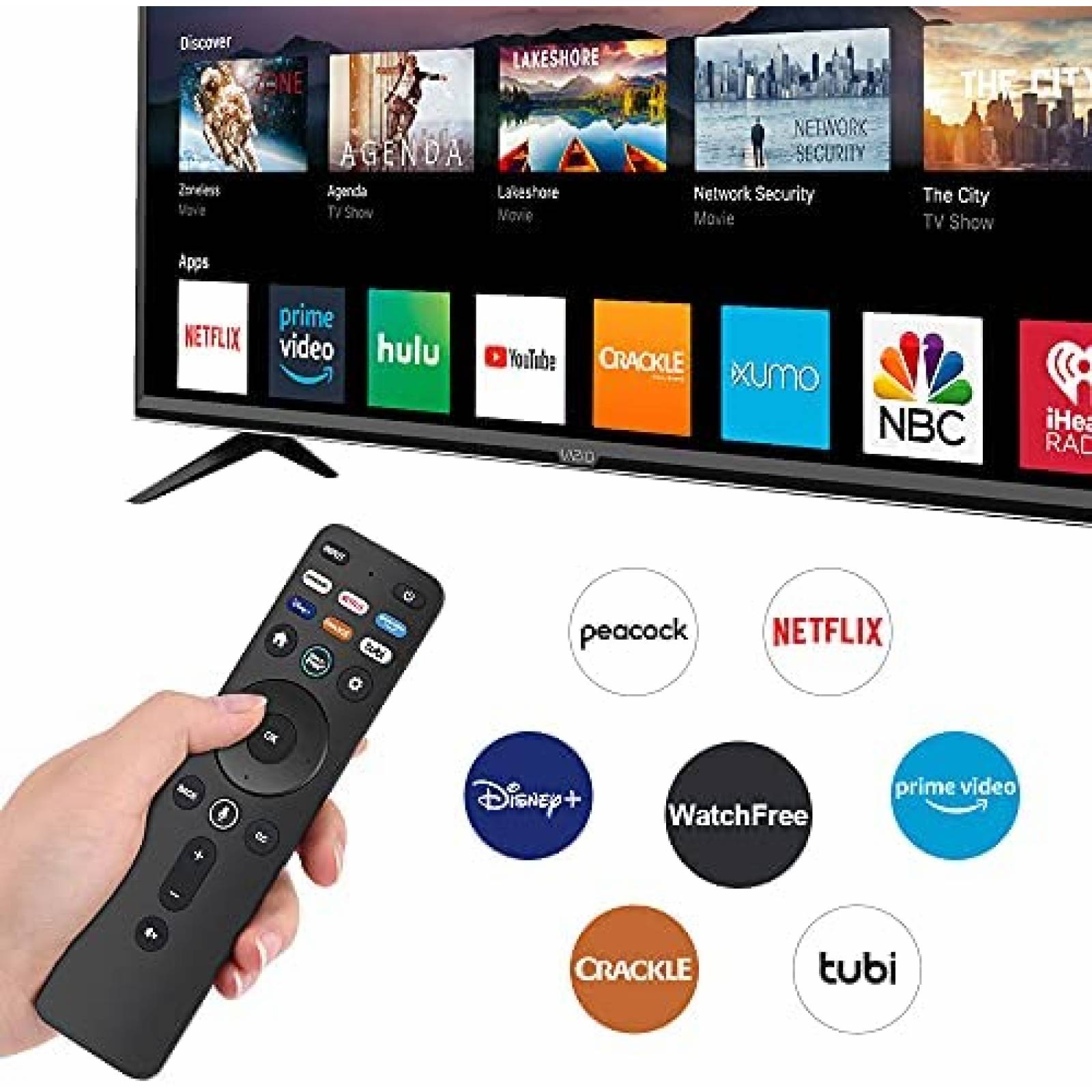 Control television VIZIO Semote XRT-260 bateria AAA -Negro