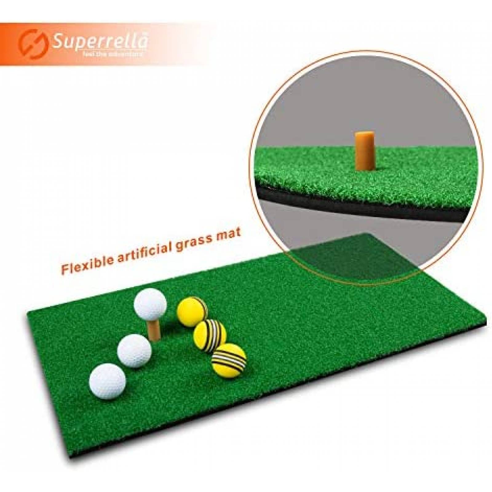 Red De Golf Practica Superella Int y Ext De Tela -Verde