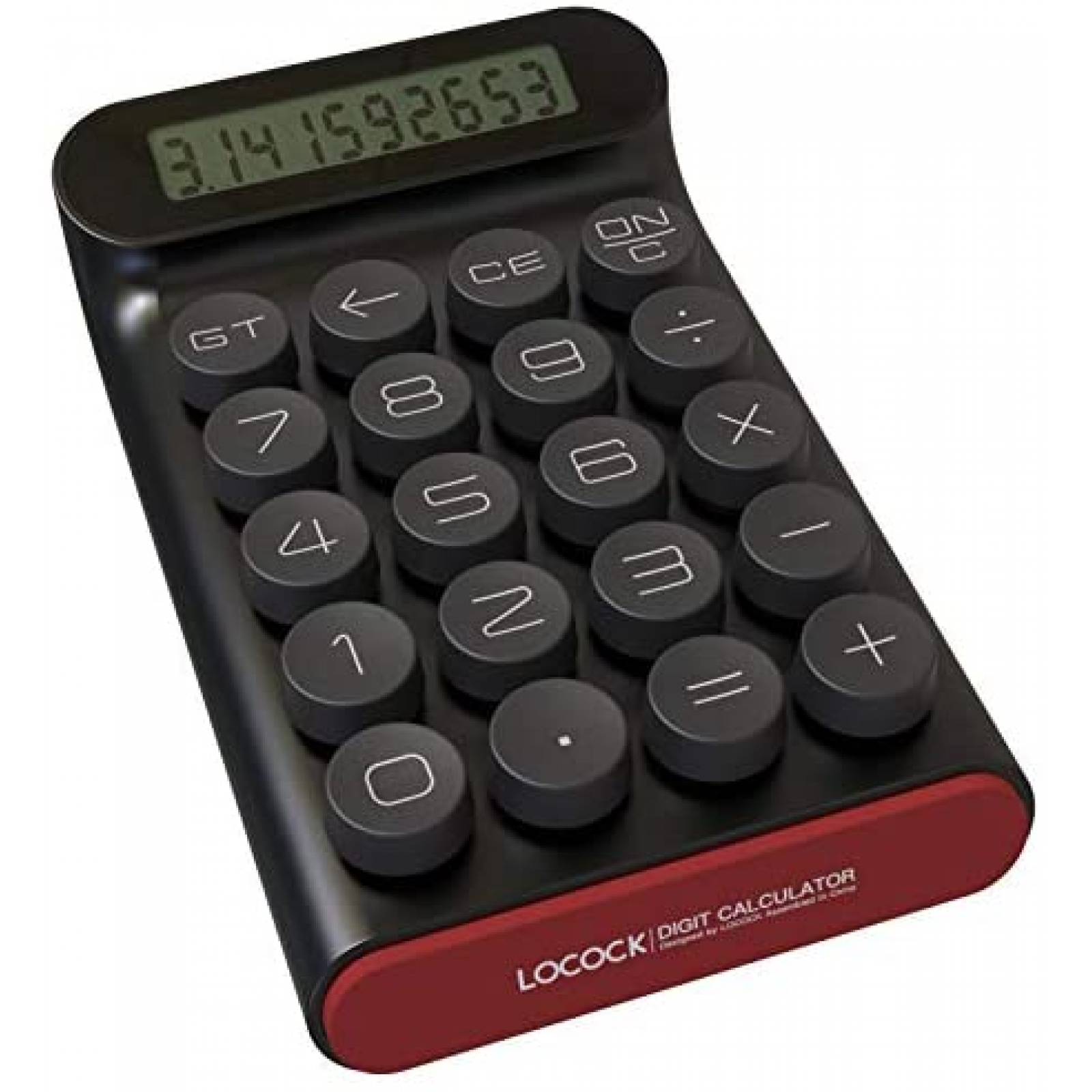 Calculadora LOCOCK Mecanica Oficina Basica LCD -Negro