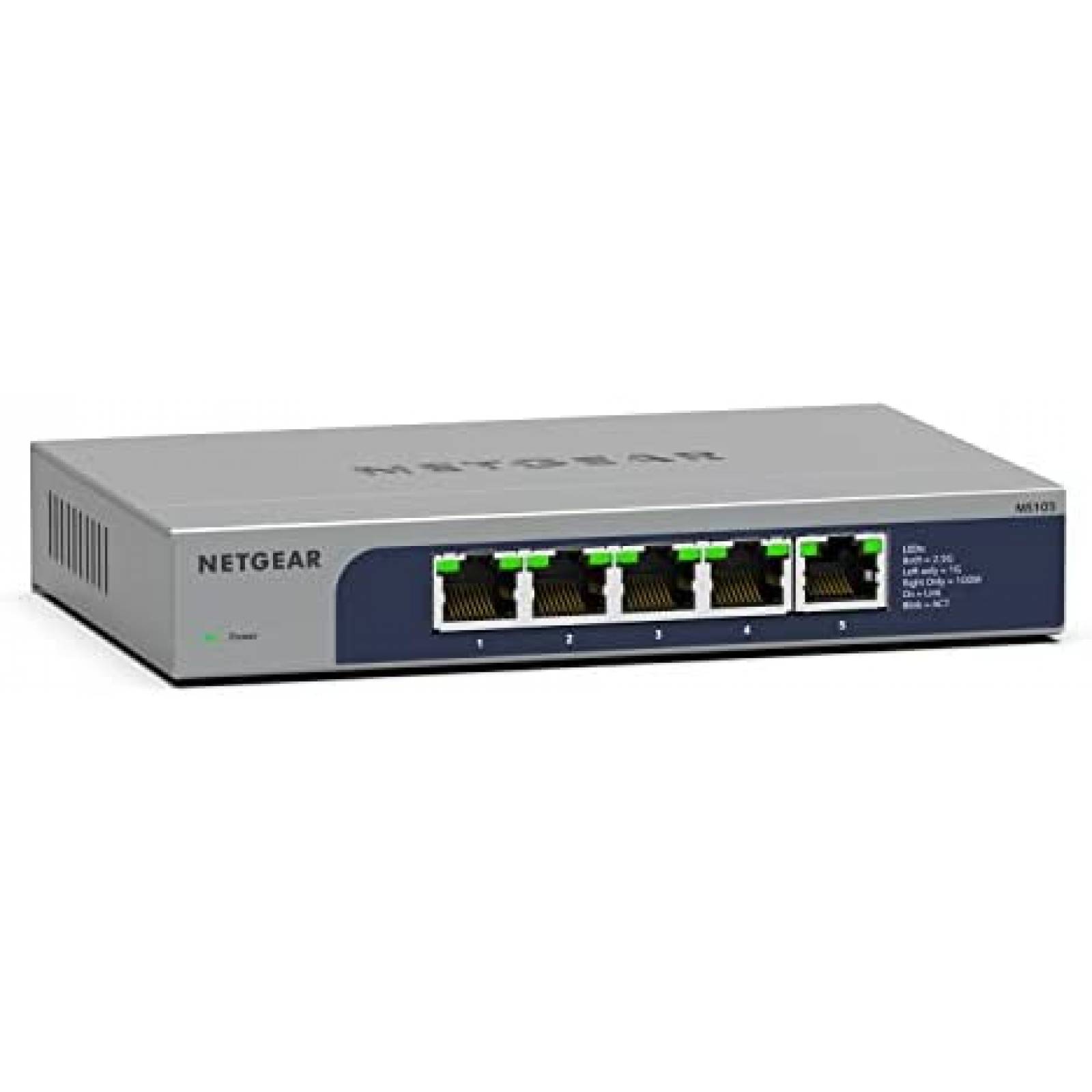 Switch NETGEAR MS105 5 Puertos Multi-Gigabit 1G/2.5G -Azul