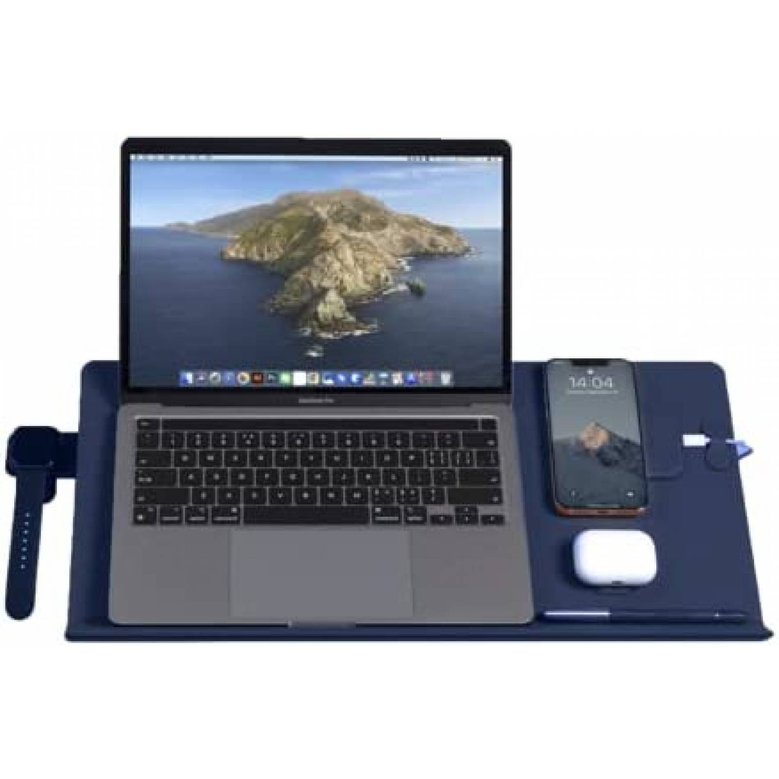 Base para Laptop MOFT Sintetica Resiste al Agua 25-69 -Azul