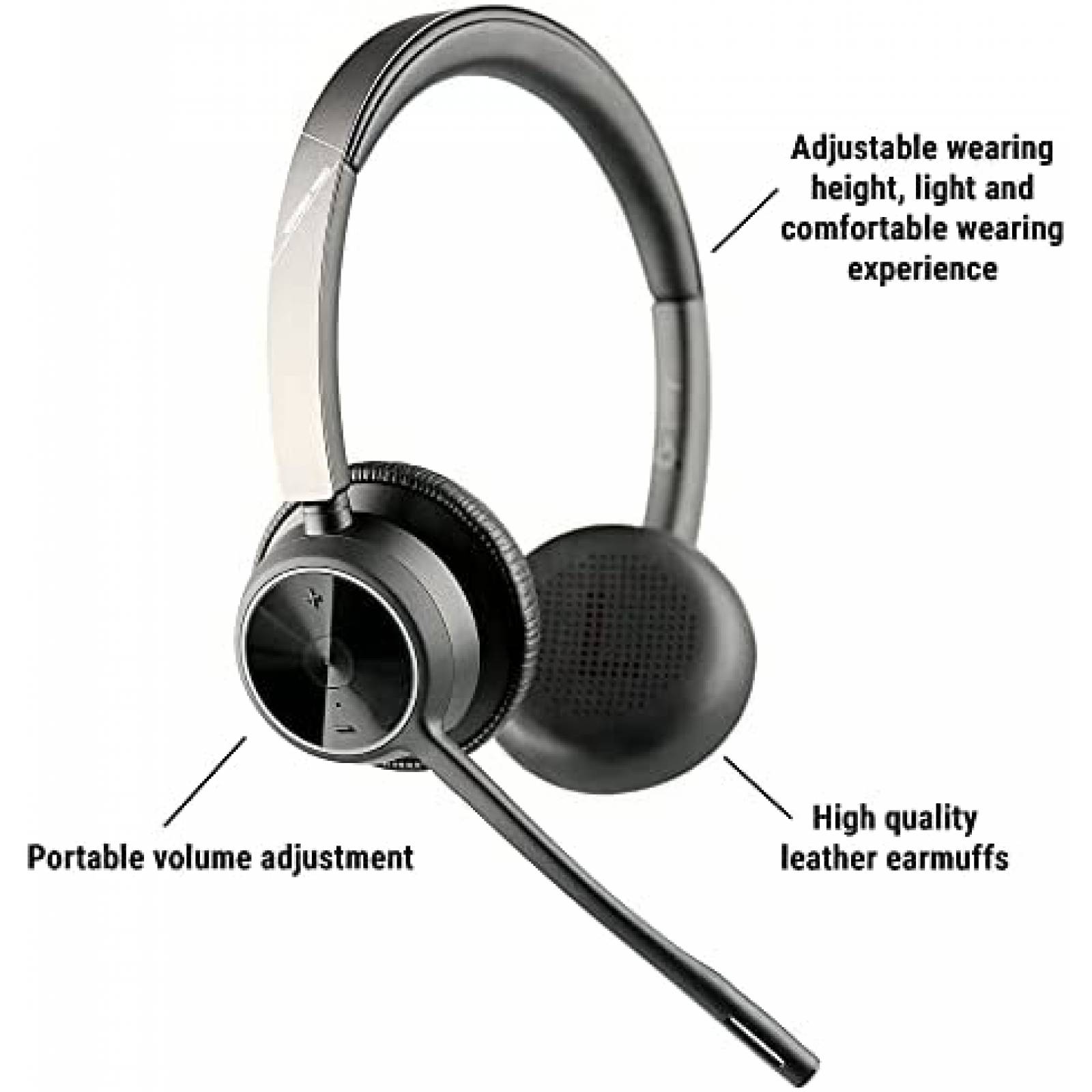 Audifonos Inalambricos Poly Voyager 4320 Bluetooth +Hub USB