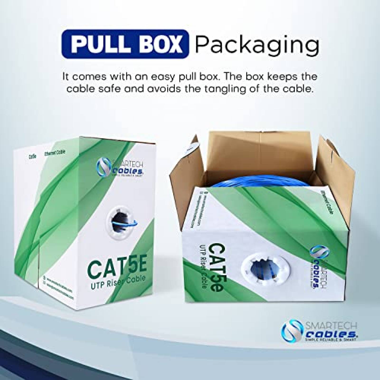 Cable Ethernet NewYork Cables Cat5e 300m UTP Riser 24AWG