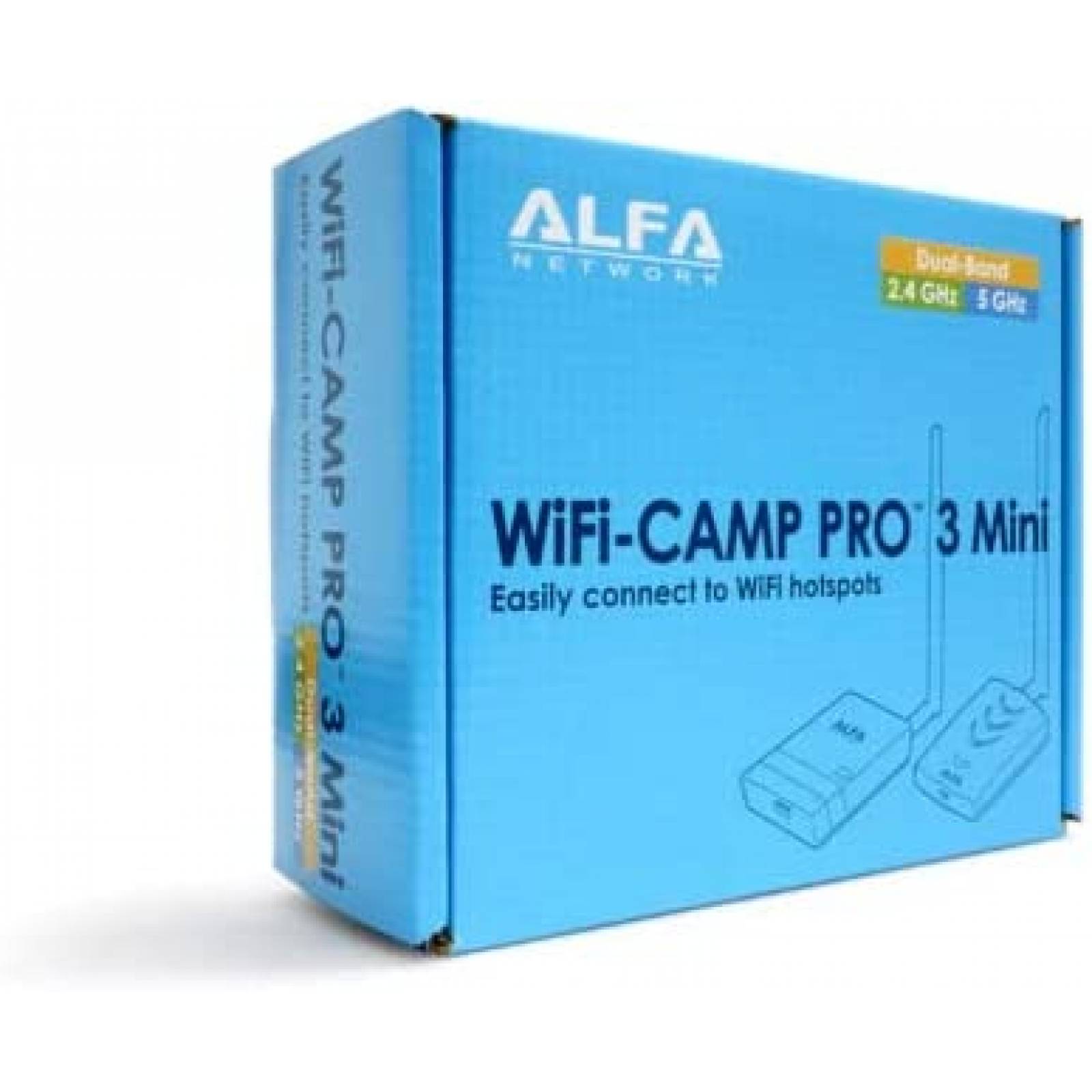 Repetidro de Señal Wi-fi Alfa Wifi Camp Pro 3 Mini -Blanco