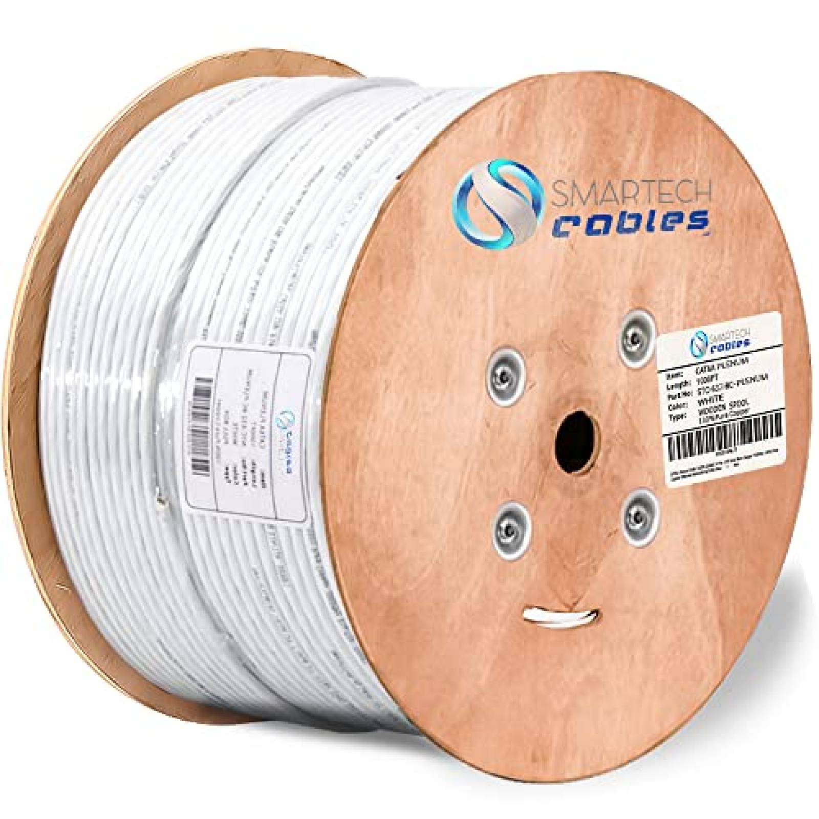 Cable Ethernet NewYorkCables Cat6a 300m 23AWG 750MHz -Blanco
