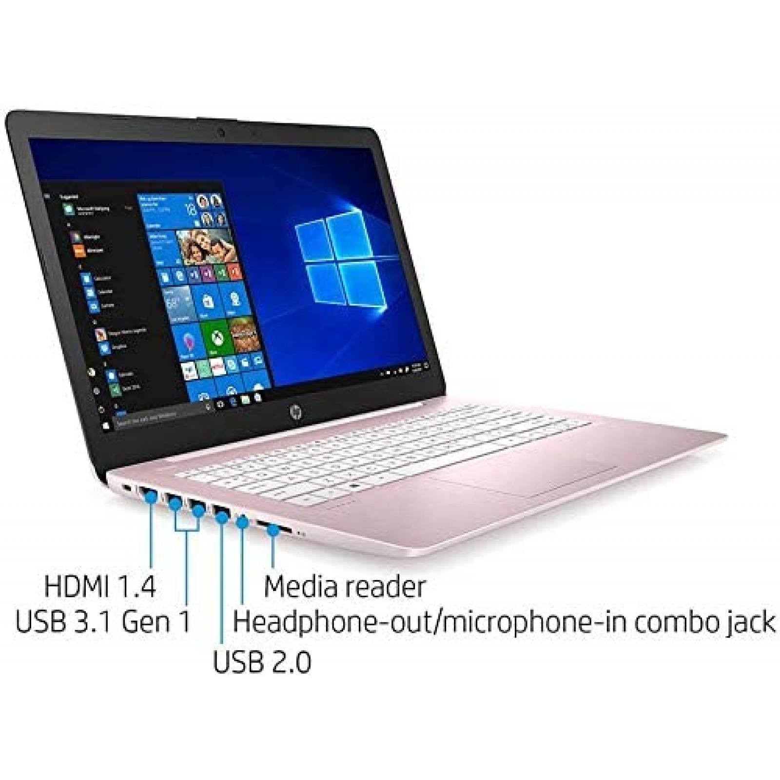 Laptop HP Stream 14'' IN4000 16GB 320GB 64GB + 256GB -Rosa