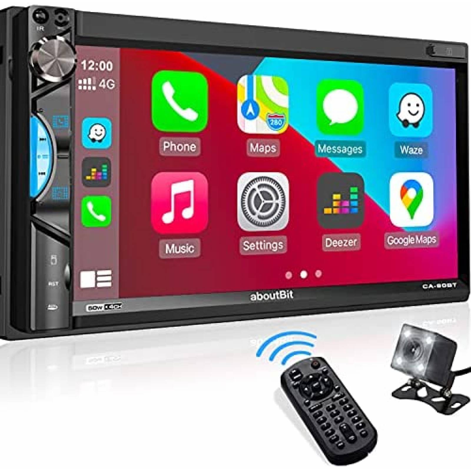 Reproductor Multimedia para Auto AboutBit 7" Touch Doble Din