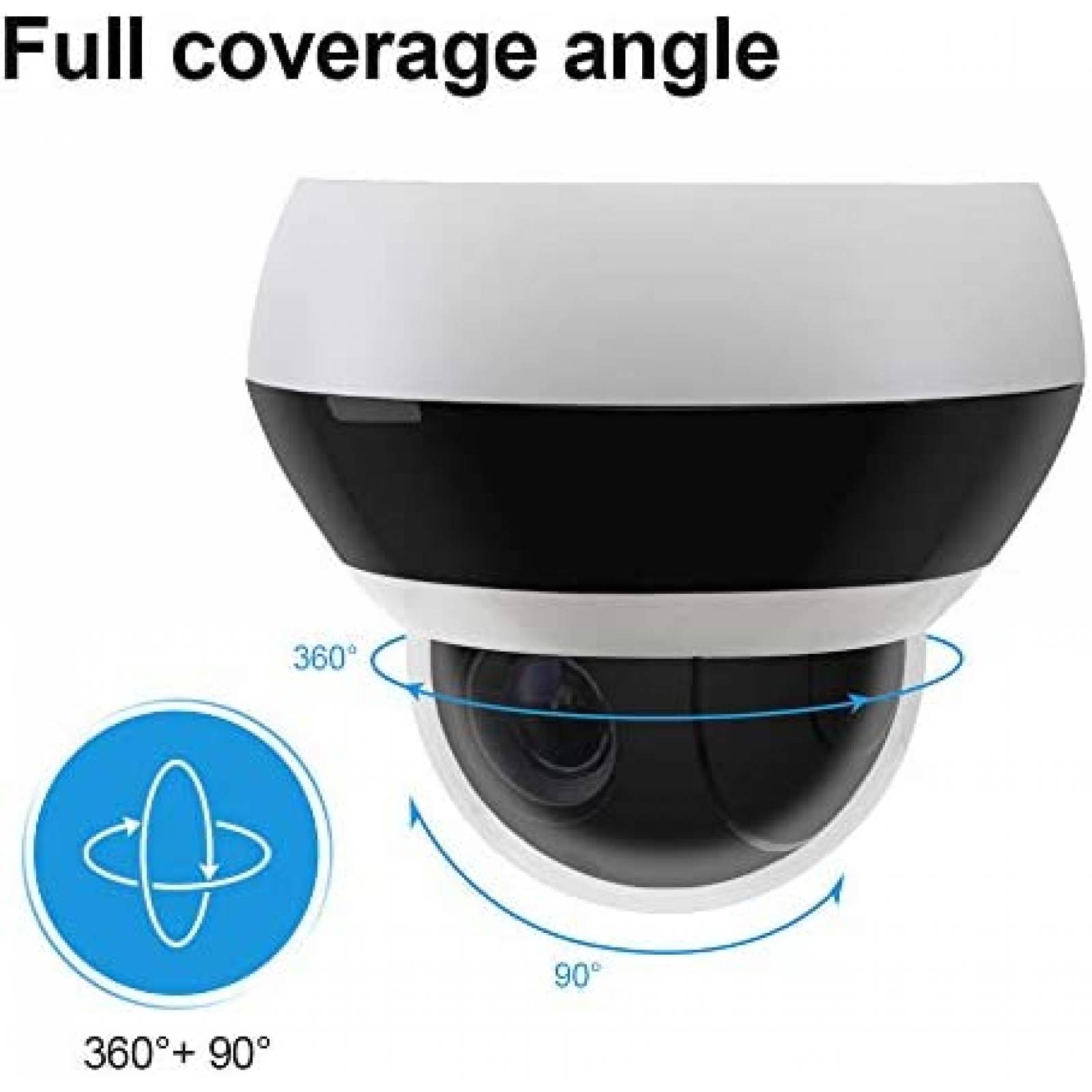 Camara de Seguridad LEFTEK PTZ Exterior IP66 Infrarrojo