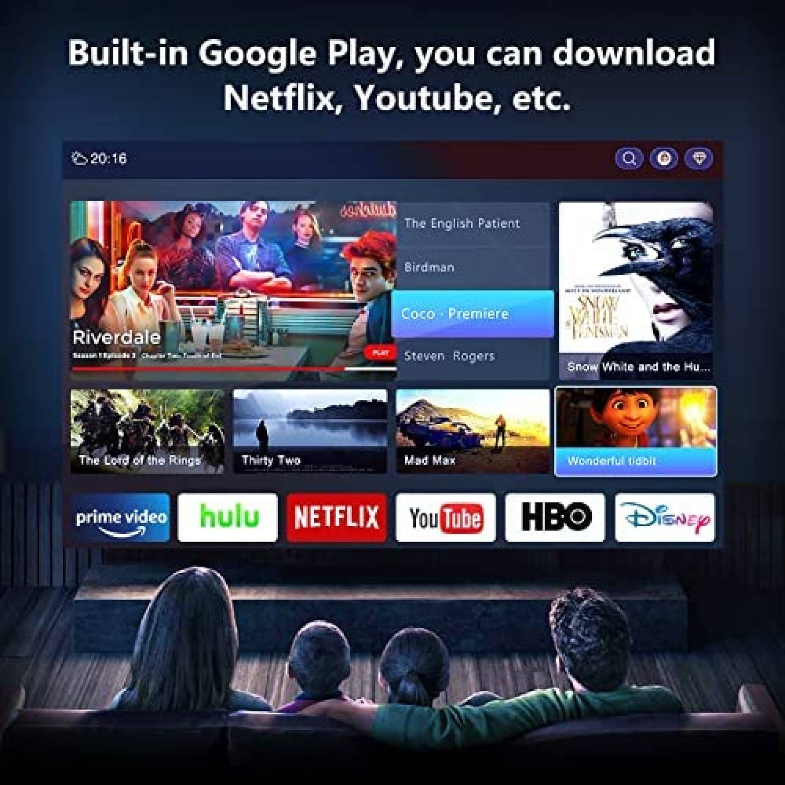 Proyector De Video VGKE Portable 1080P 9000L -Negro