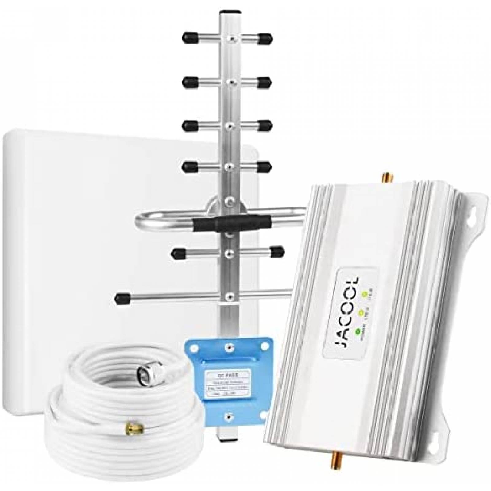 Ampliicador de Señal Jacool para Celular co Antena -Blanco