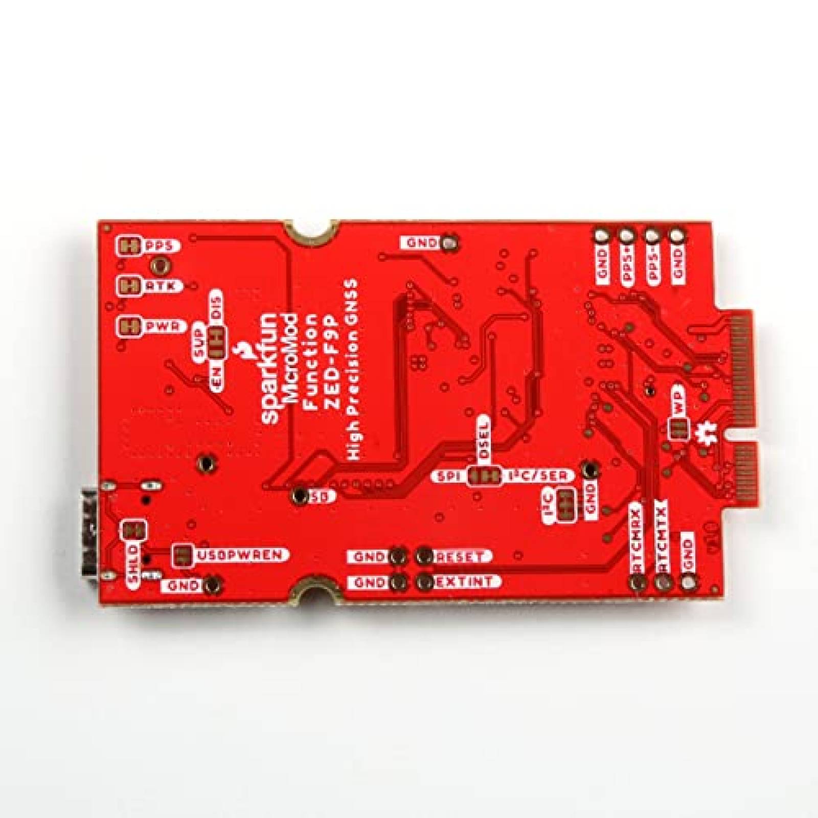 Placa De Funcion Sparkfun MicroMod GNSS ZED-F9P -Rojo