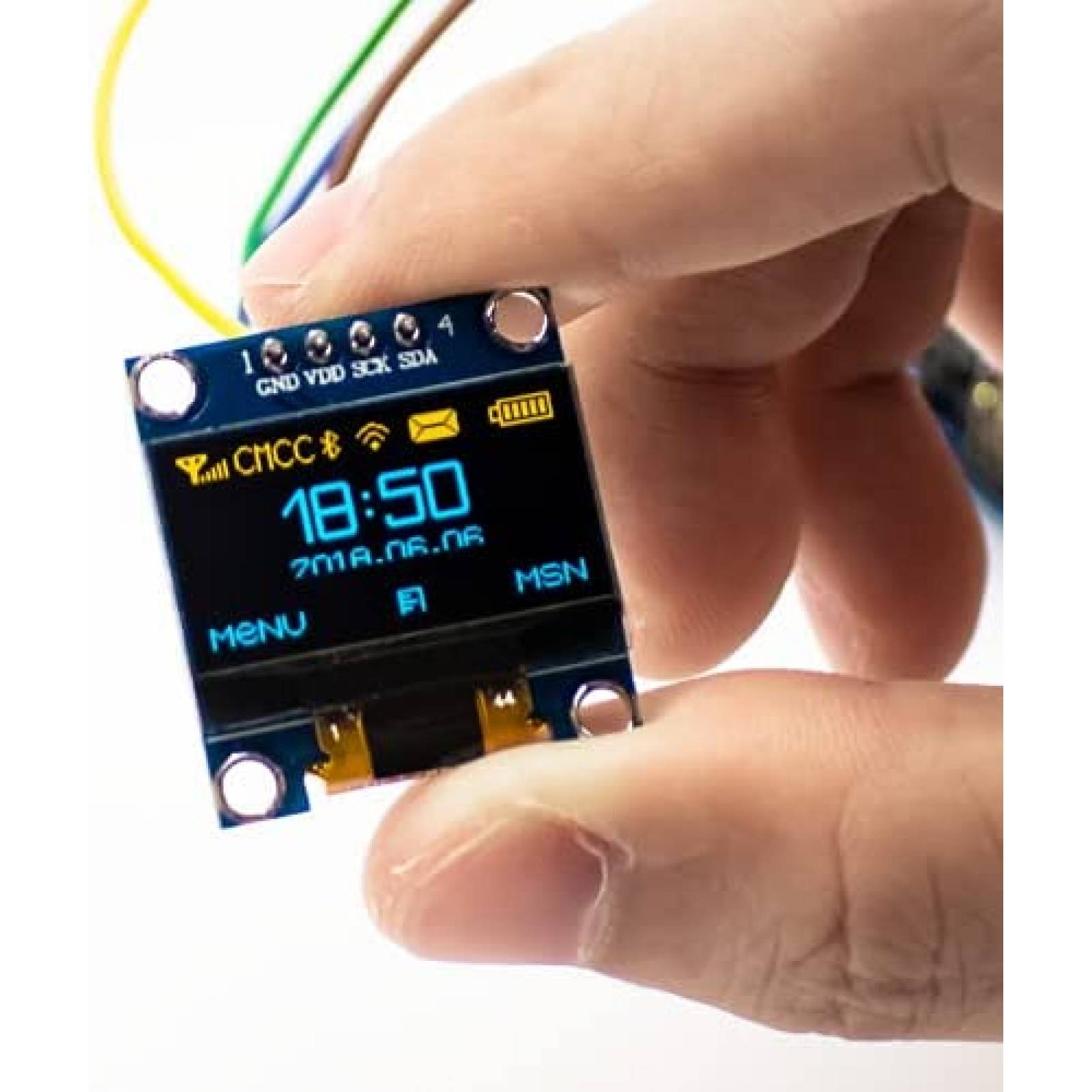 Pantallas OLED Hosyond 128X64 I2C Raspberry Pi -Negro