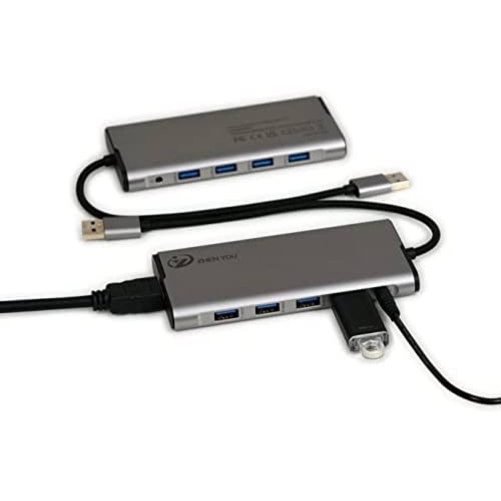 HUB USB Generic USB Tipo A - HDMI + 4 Puertos -Negro