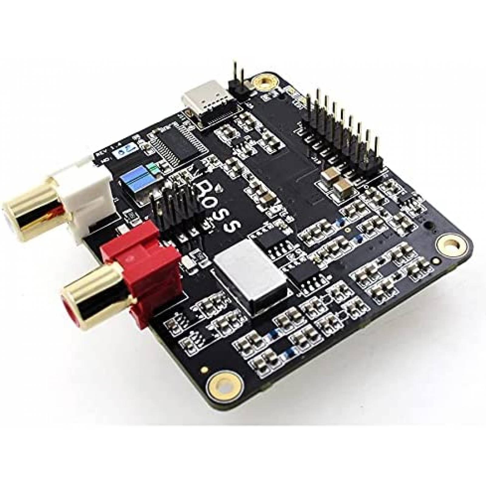 Tarjeta DAC Allo BOSS 12S Dedicada PCM5122 RPI4 -Negro