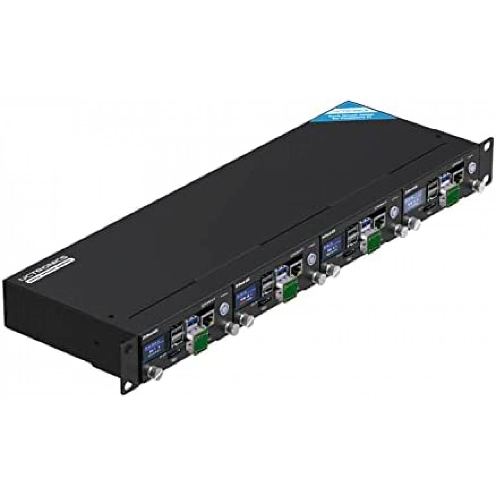Montaje 1U Rack Uctronics Pi Rack Pro para Raspberry Pi 4B