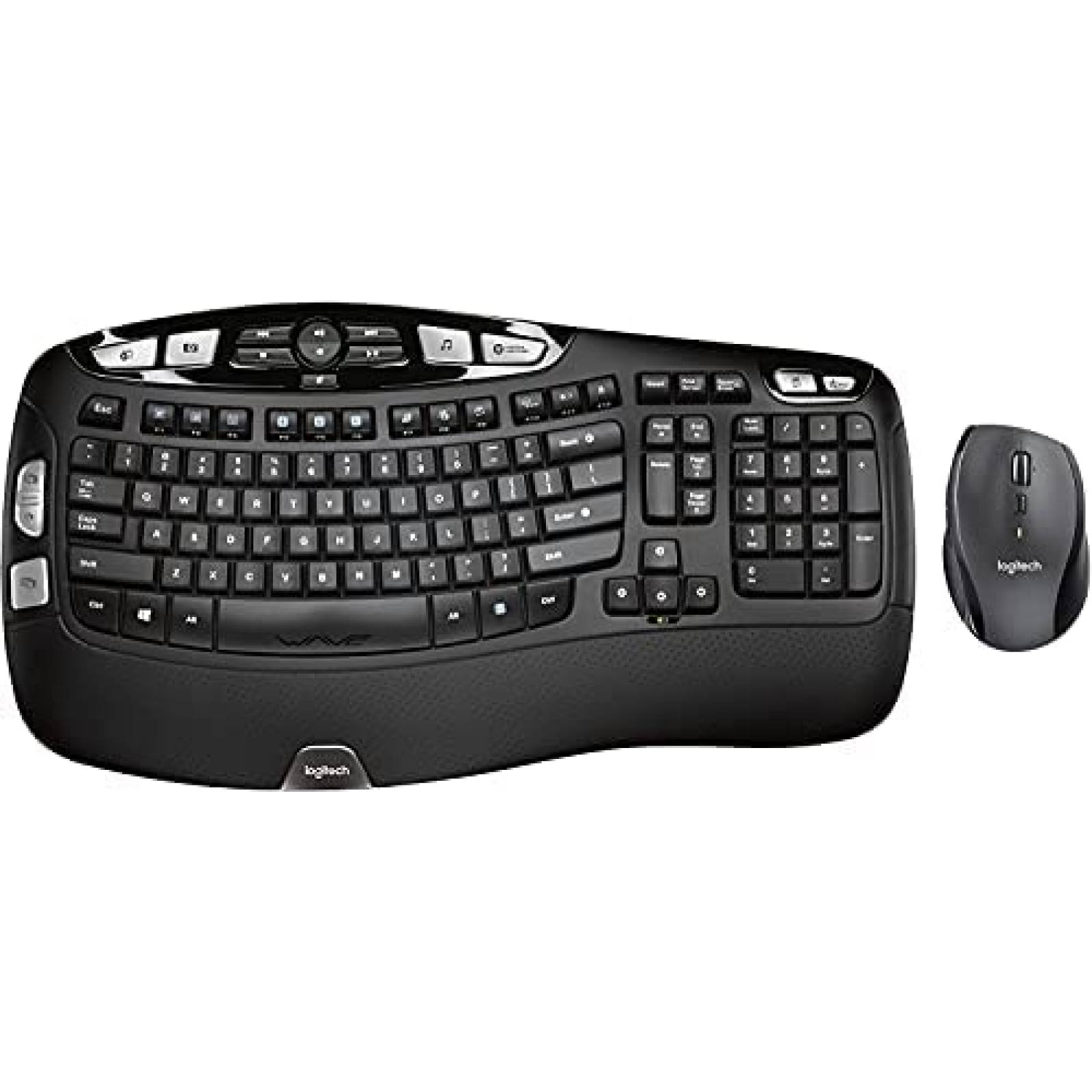 Teclado y Mouse Combo Logitech MK750 Inalambrico -Negro
