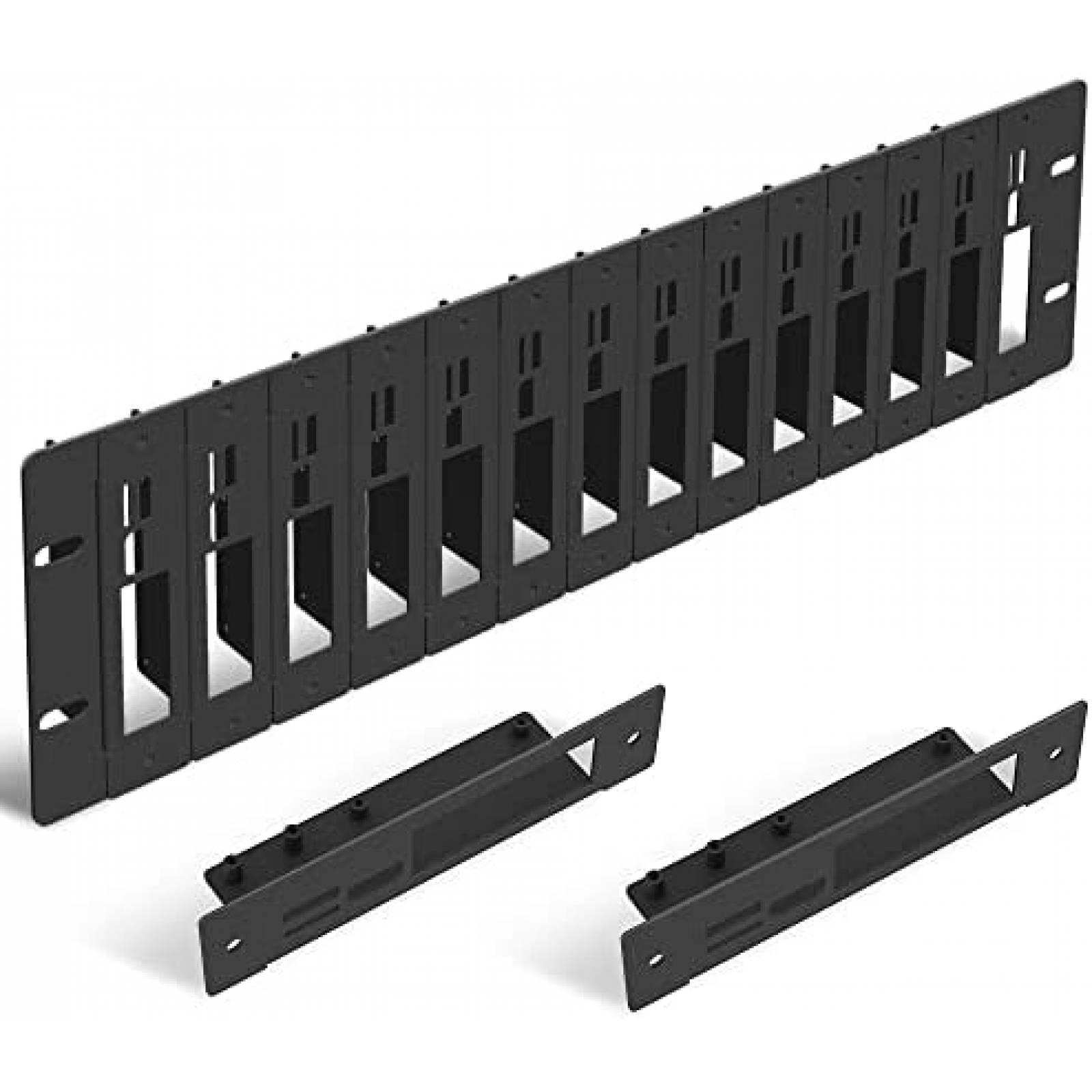 Rack De Montaje GeeekPi 19 Pulgadas Para Raspberry Pi -Negro