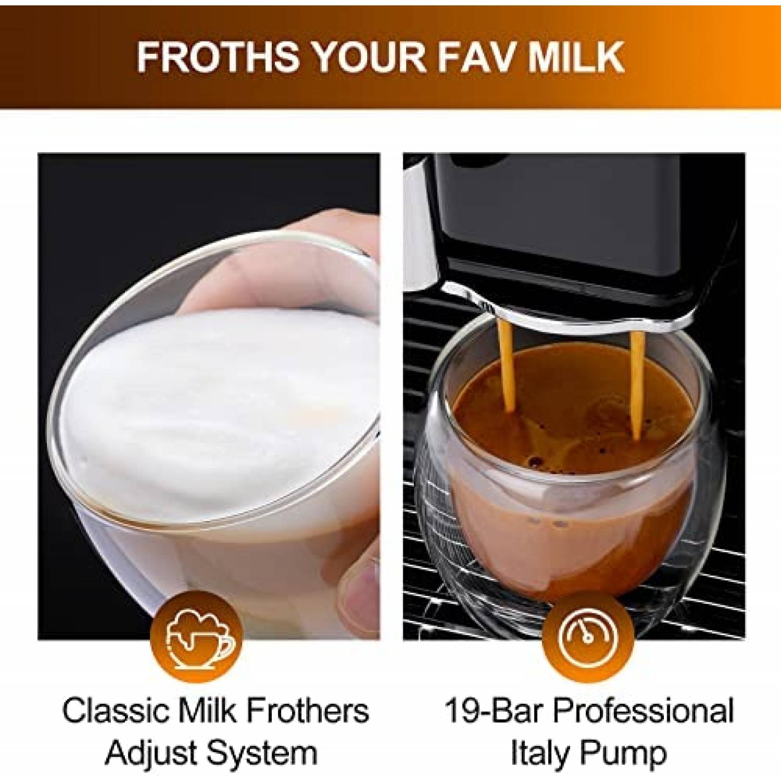 Cafetera Mcilpoog WS-203 Tactil Superautomatica -Negro