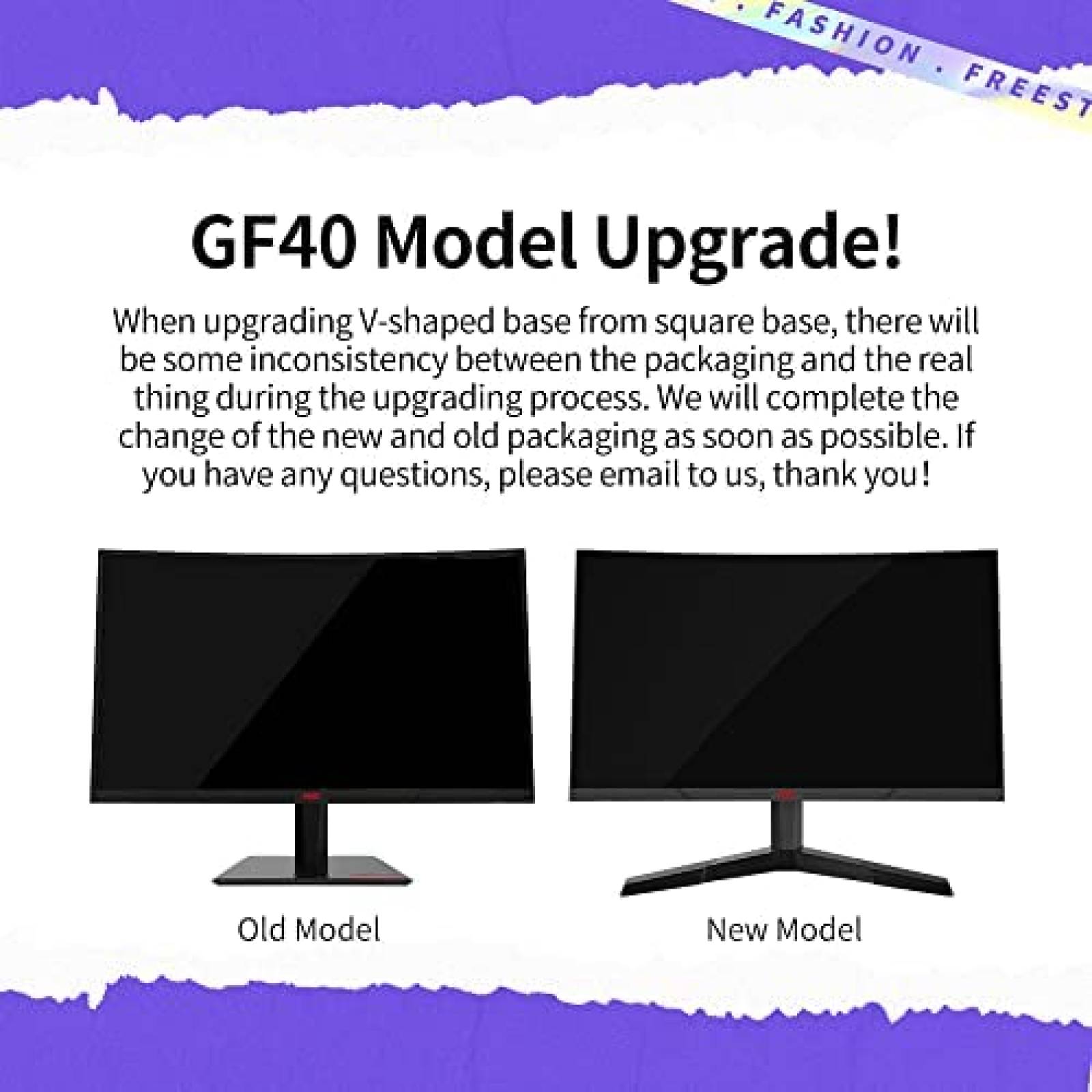 Monitor Curvo HKC 24'' 144Hz FHD 4ms Freesync DP DVI HDMI
