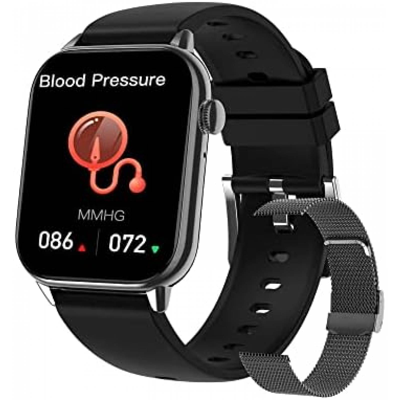 SmartWatch YUSSA Fitness Bluetooth Touchscreen -Negro