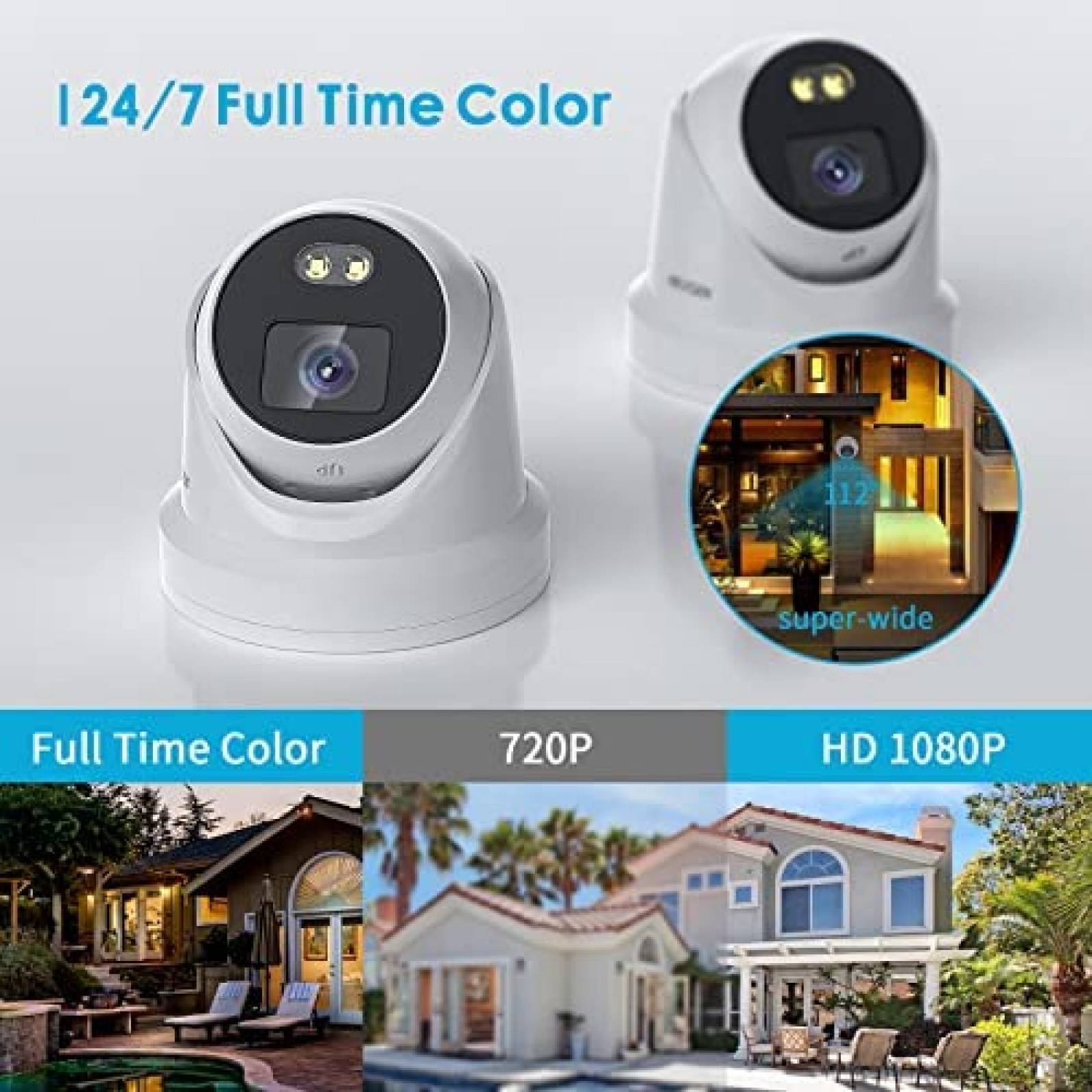 Camara de Seguridad RICHSECU DS-2CD2347G2-LU 4MP PoE IP Domo