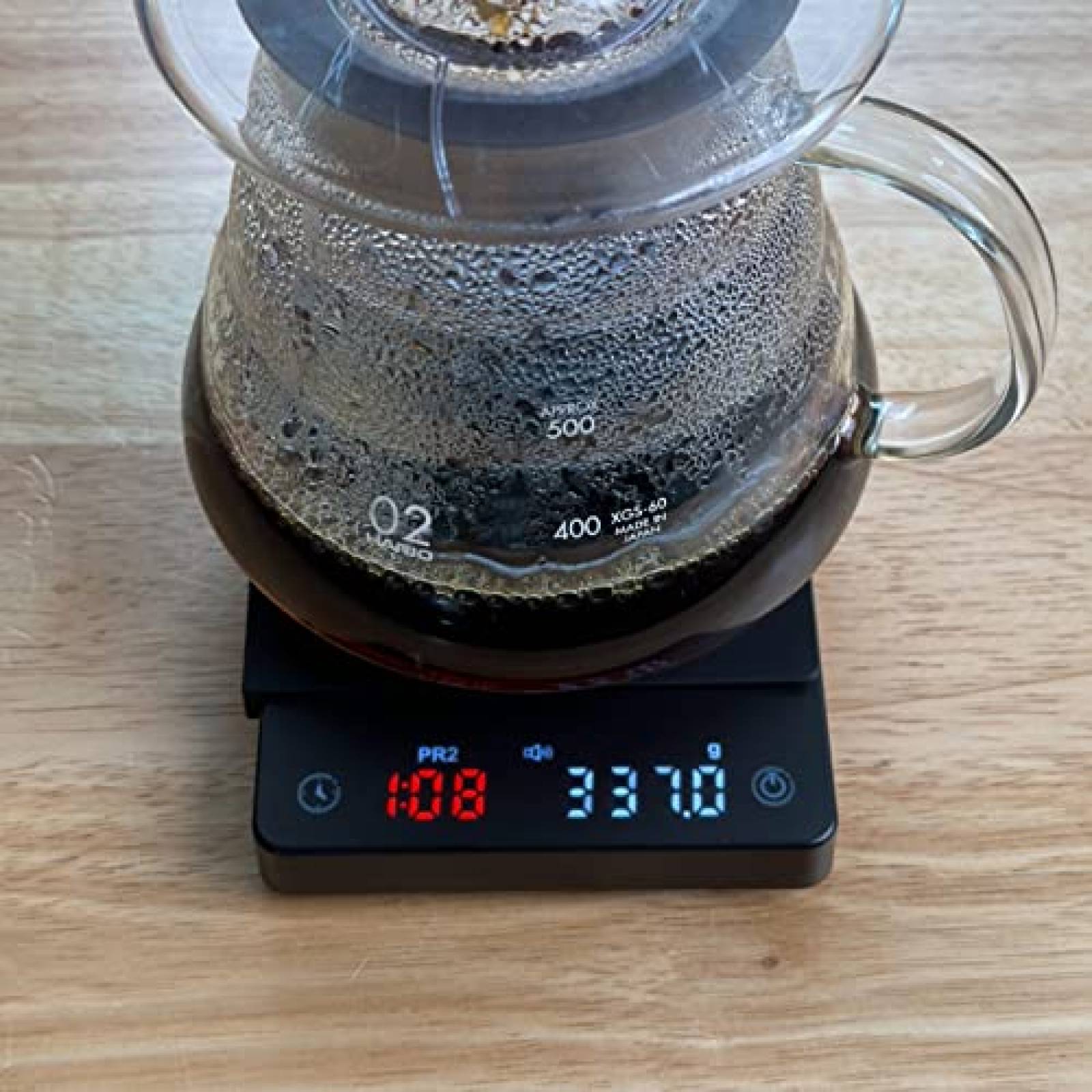 Bascula MiiCoffe Nano Escala con Timer 2kg/0.1g -Negro