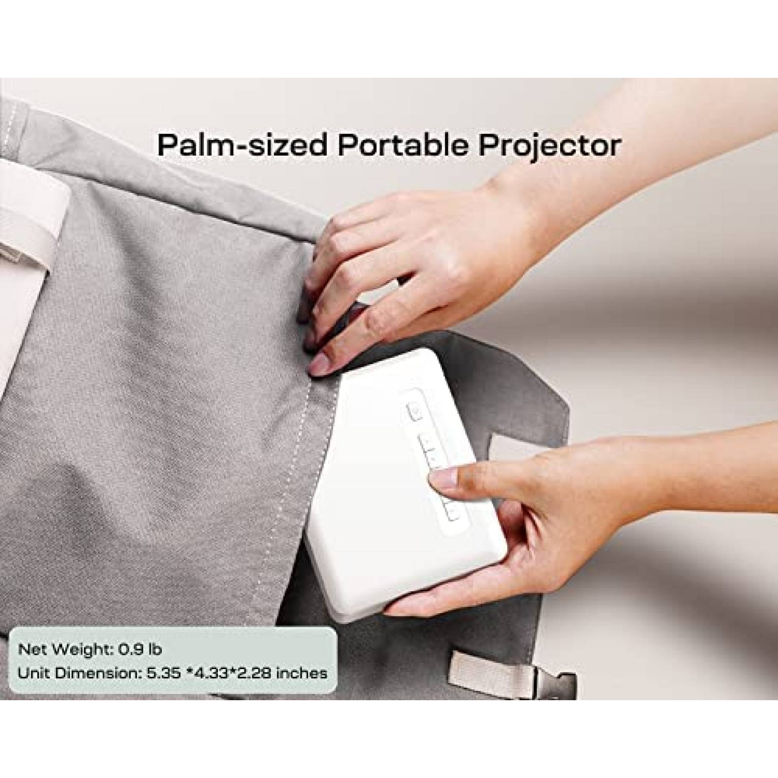 Mini Proyector YOTON Y3 720p 100 ANSI PortatiL HDMI -Blanco