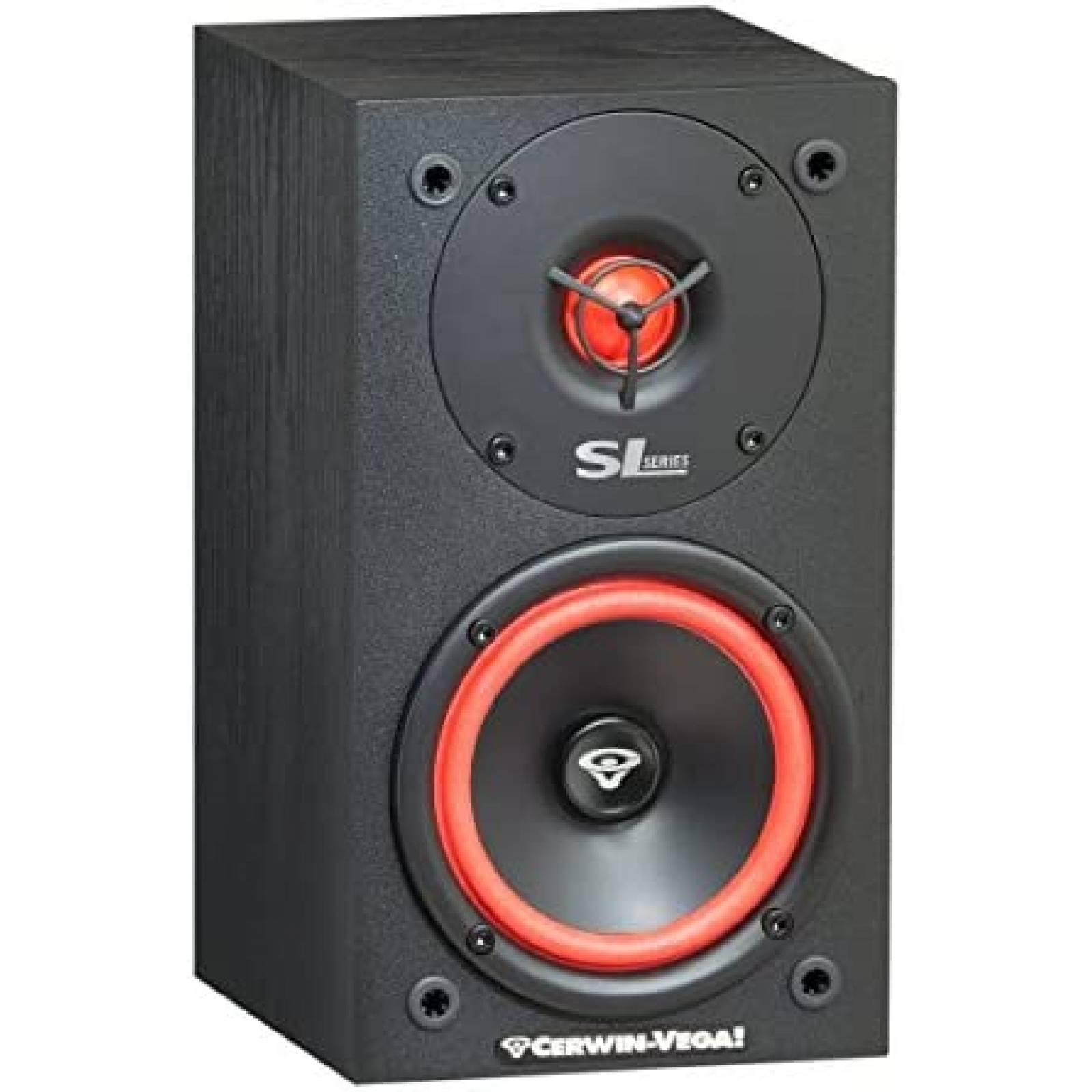 Par de Bocinas Cerwin Vega SL-5M 5'' RCA Bajo Reflex -Negro