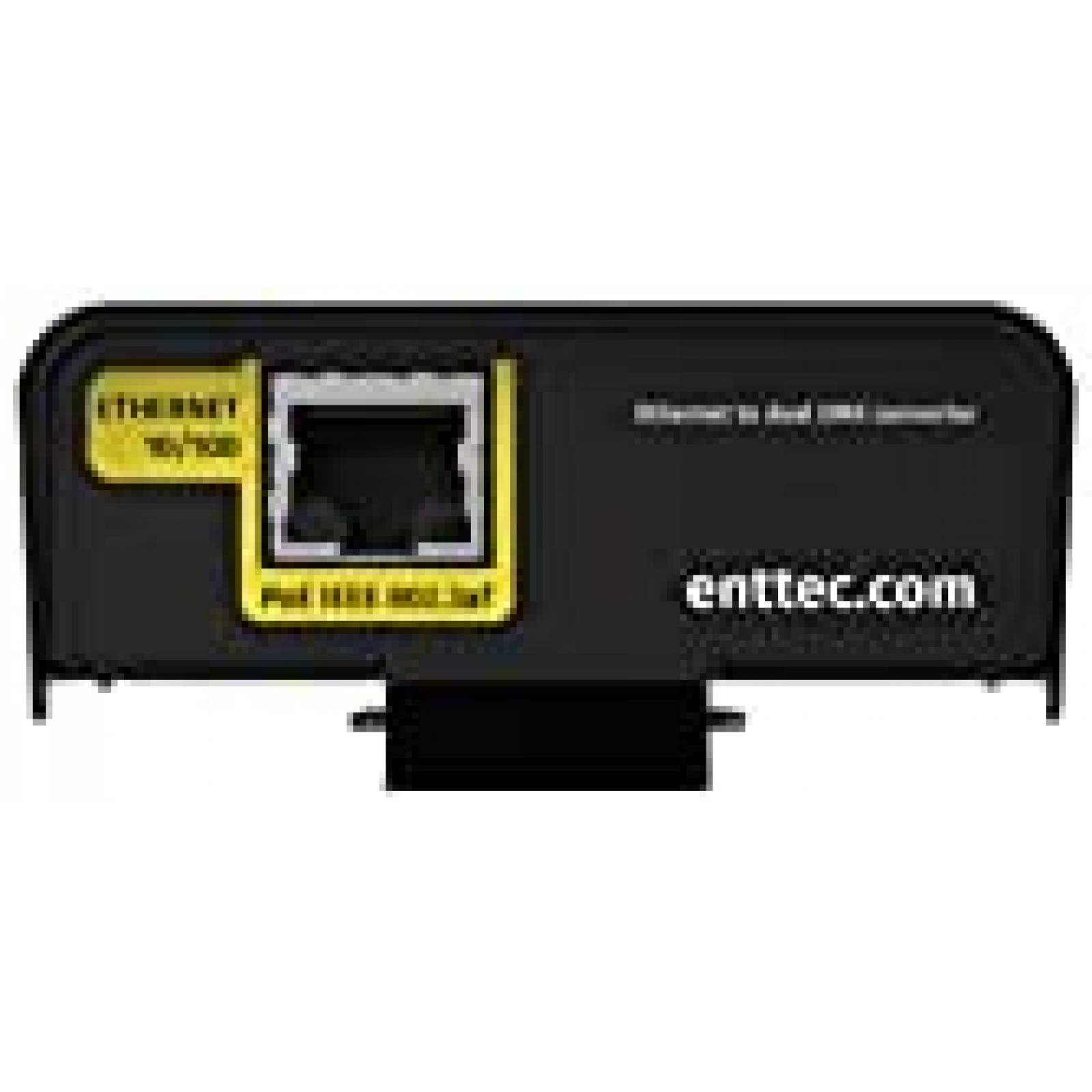 DIN Ethergate ENTTEC Dual DMX/RDM Multi Protocolo -Negro