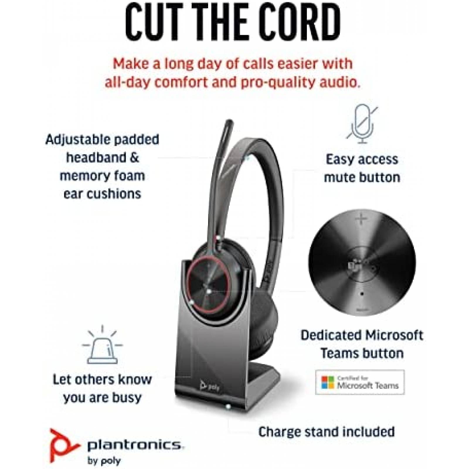Audifonos Inalambricos Plantronics Cancelacion de Sonido