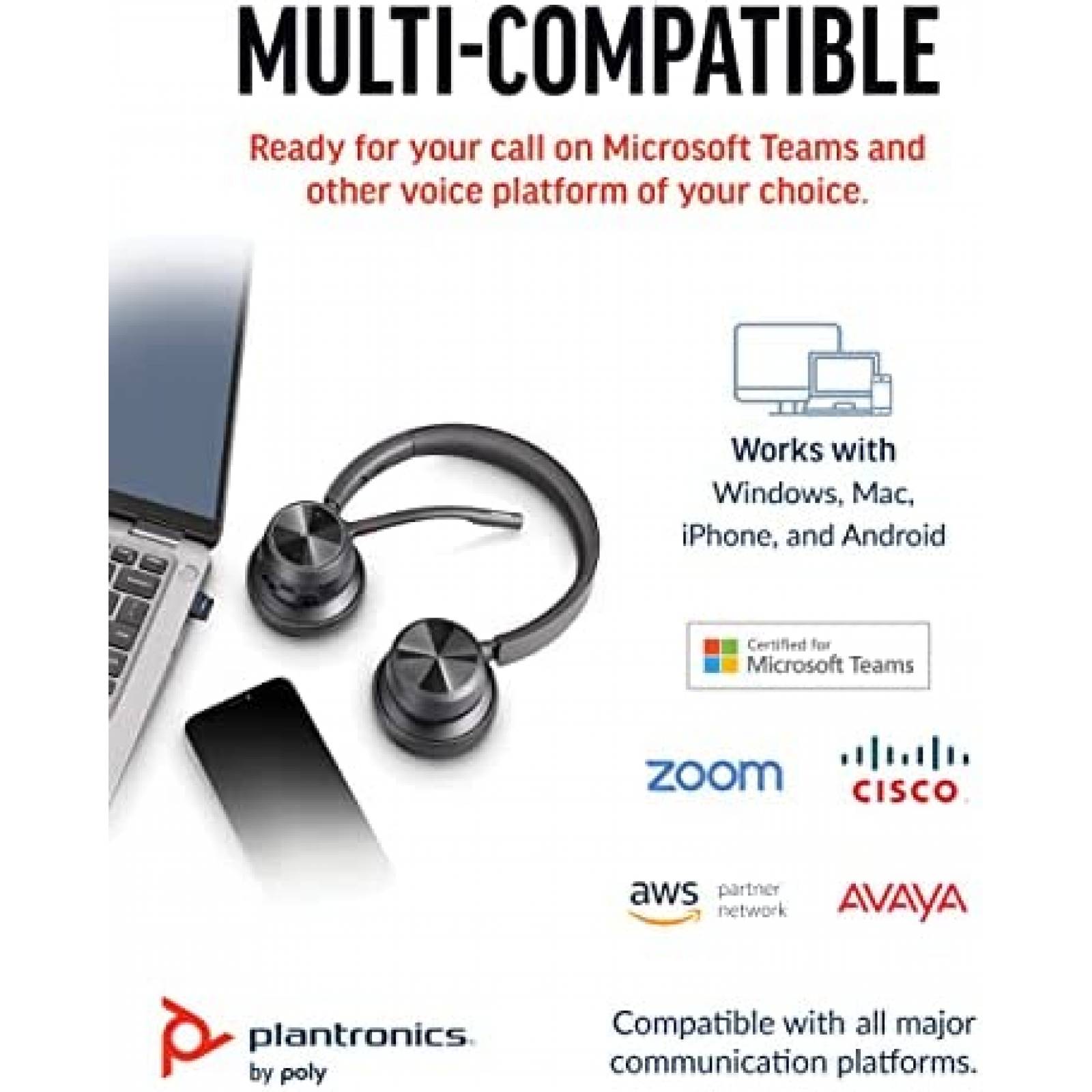 Audifonos Inalambricos Plantronics Cancelacion de Sonido