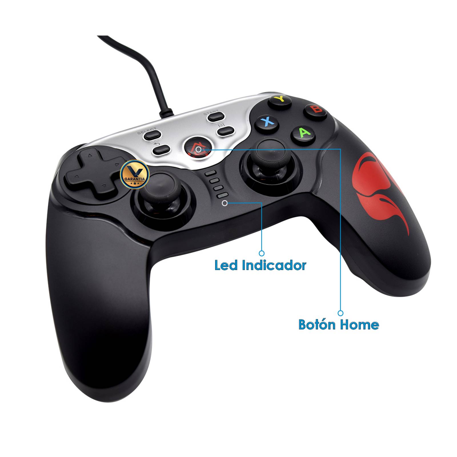 Control Alambrico Virtual Zone para PC PS3 y Android