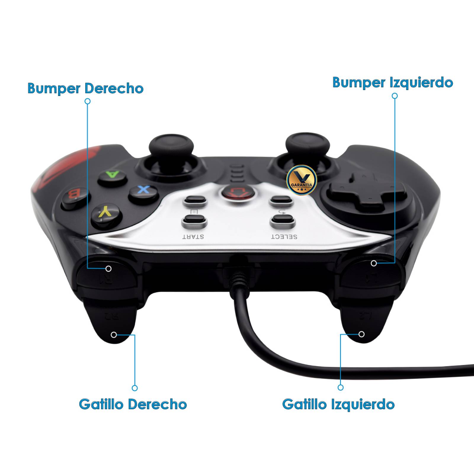 Control Alambrico Virtual Zone para PC PS3 y Android