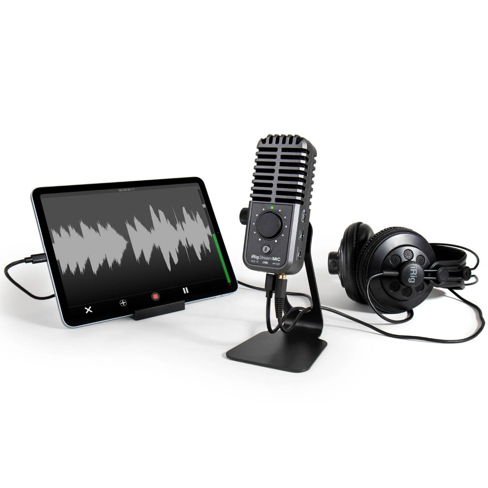 Micrófono Multipatrón con Interface de Audio Integrada IRIG STREAM MIC ...
