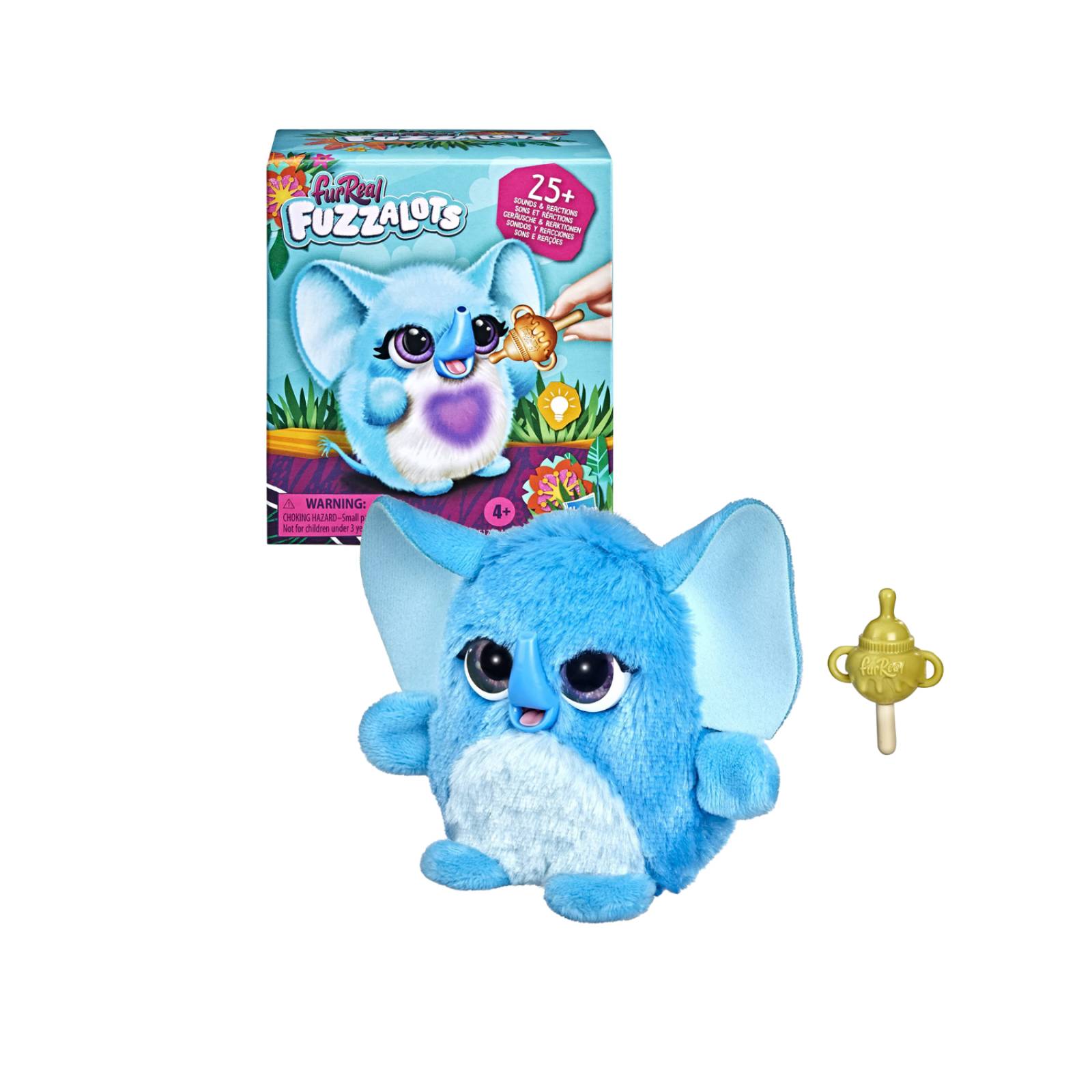 Furreal Fuzzalots Elefante 25 Sonidos Y Reacciones